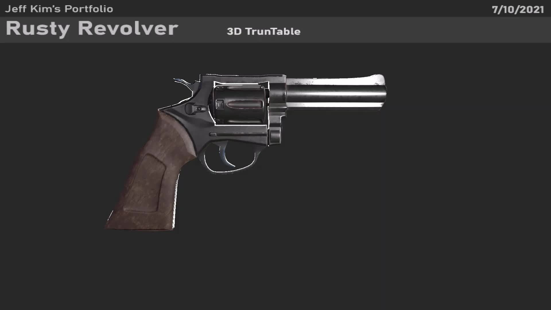 ArtStation - Weapon Assets: Rusty Revolver