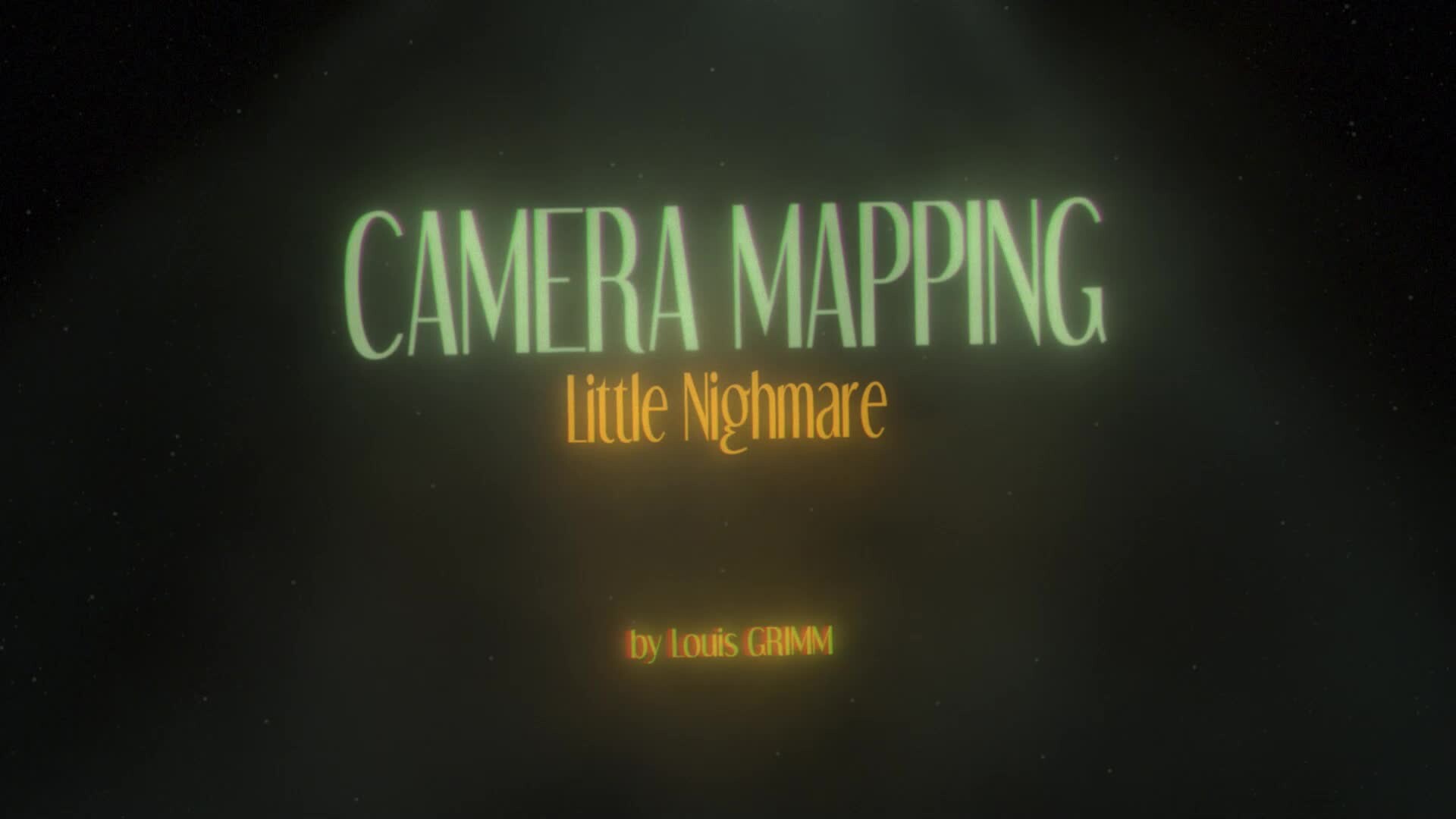 ArtStation - Camera Mapping of Little Nightmare