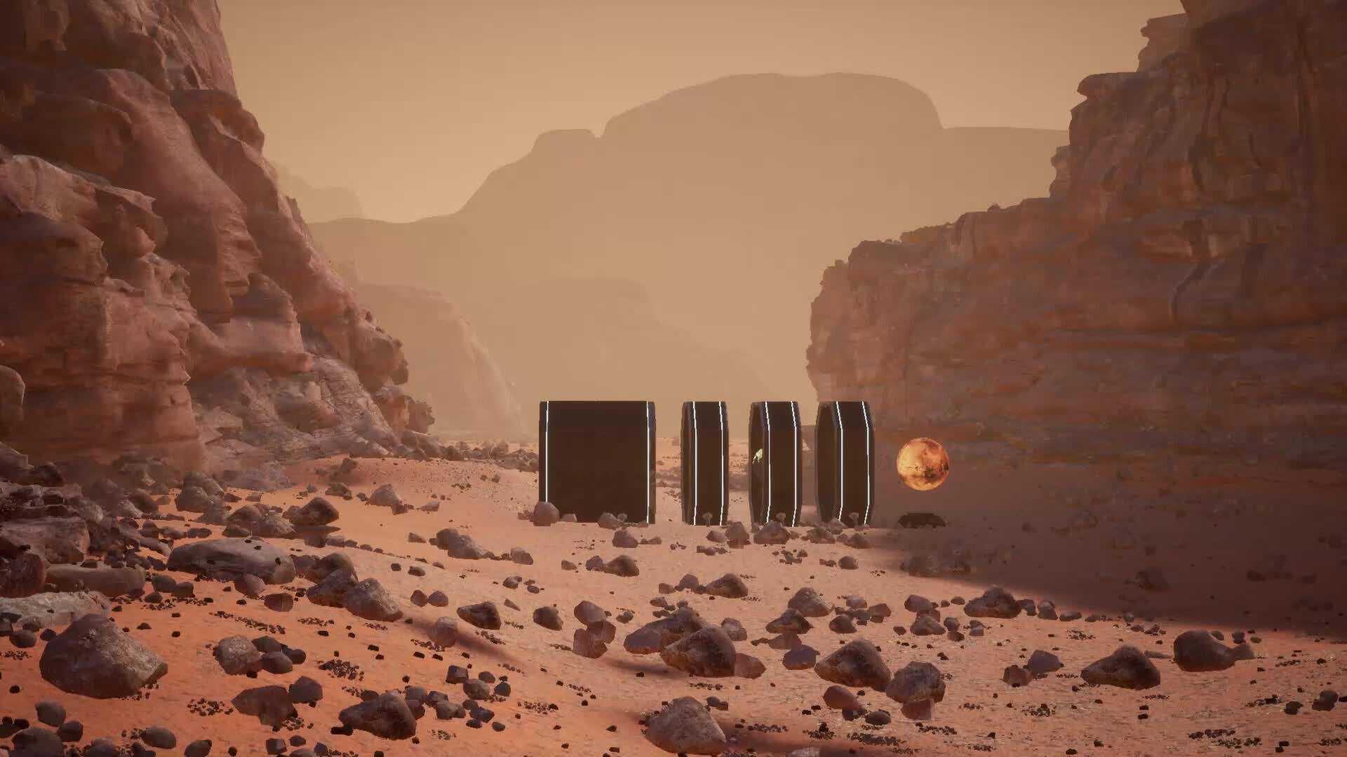 ArtStation - 3D mars environment in Unreal Engine