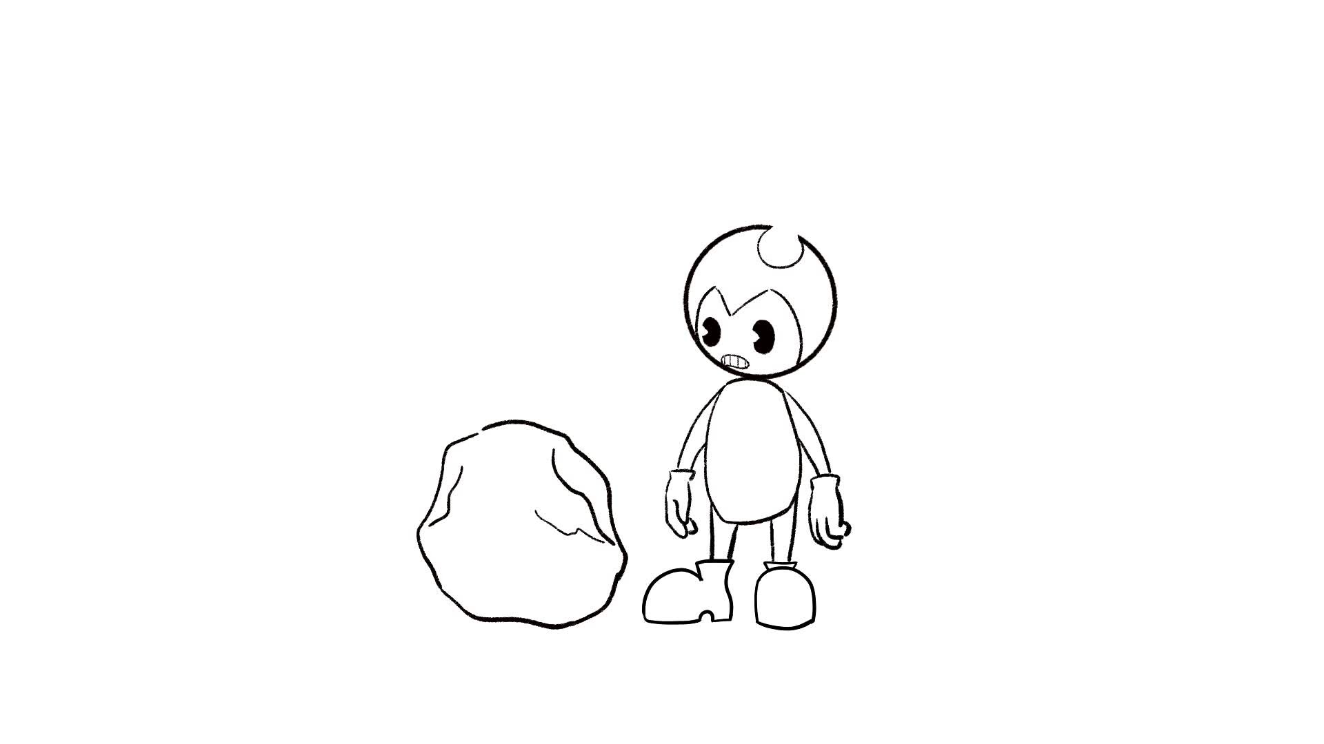 ArtStation - Lifting Rock Animation Practice