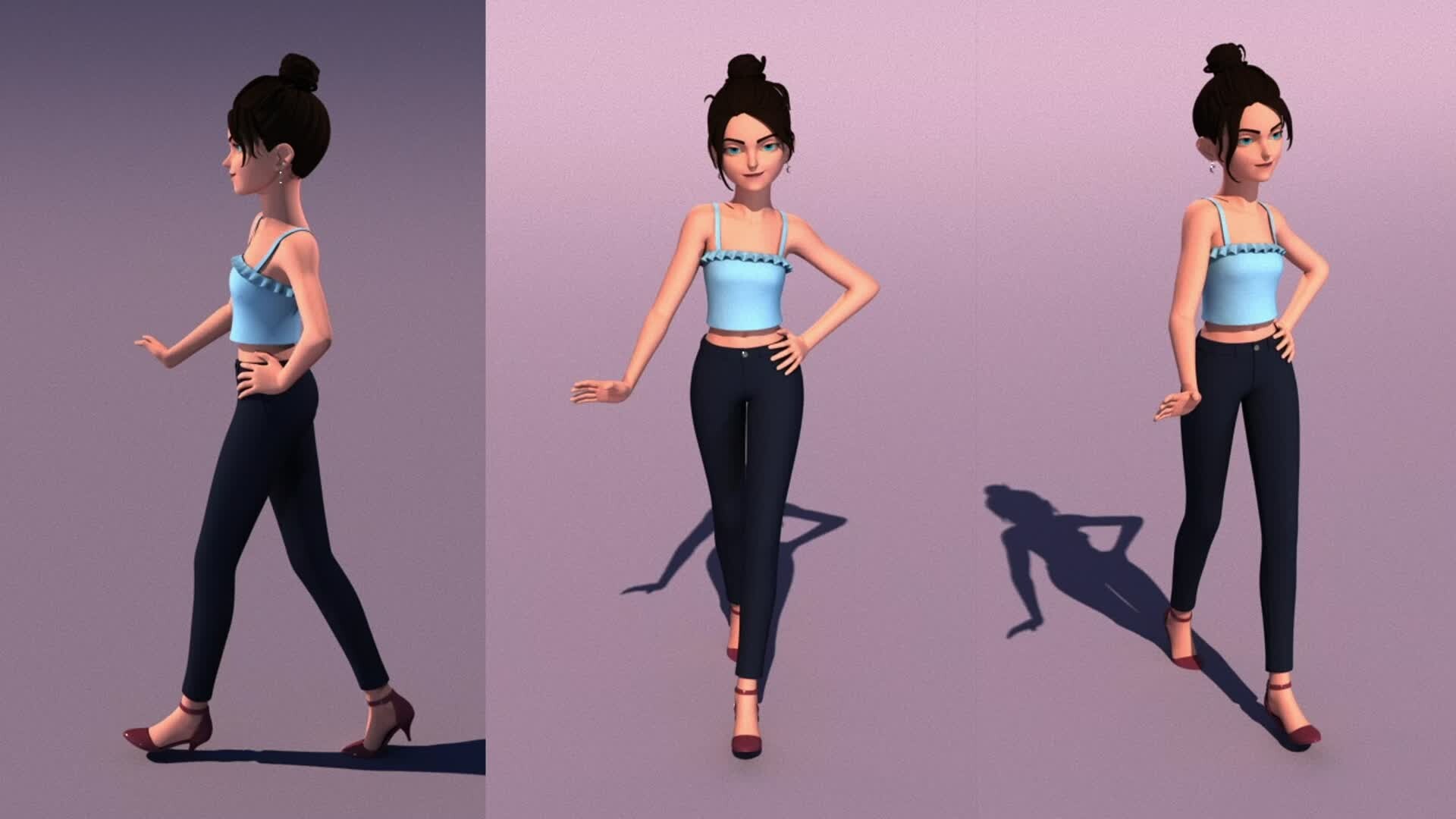 ArtStation - Model Walk Cycle