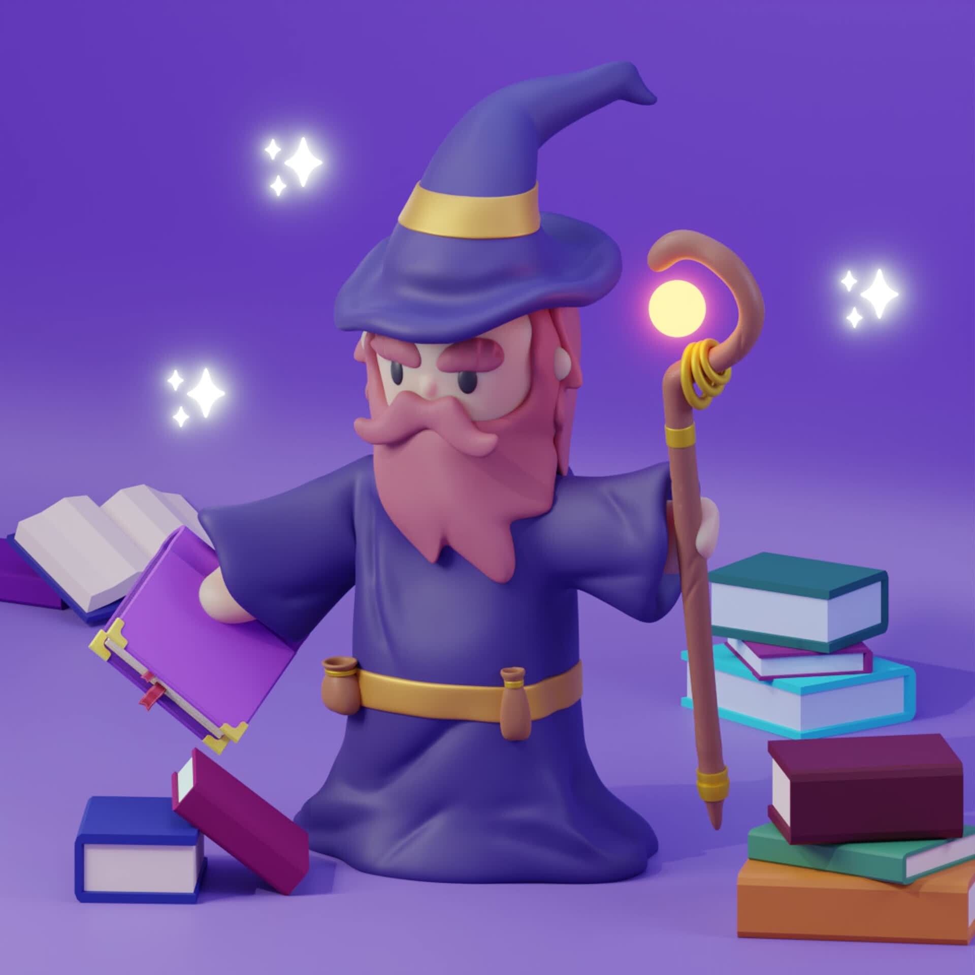 ArtStation - Grumpy Wizard