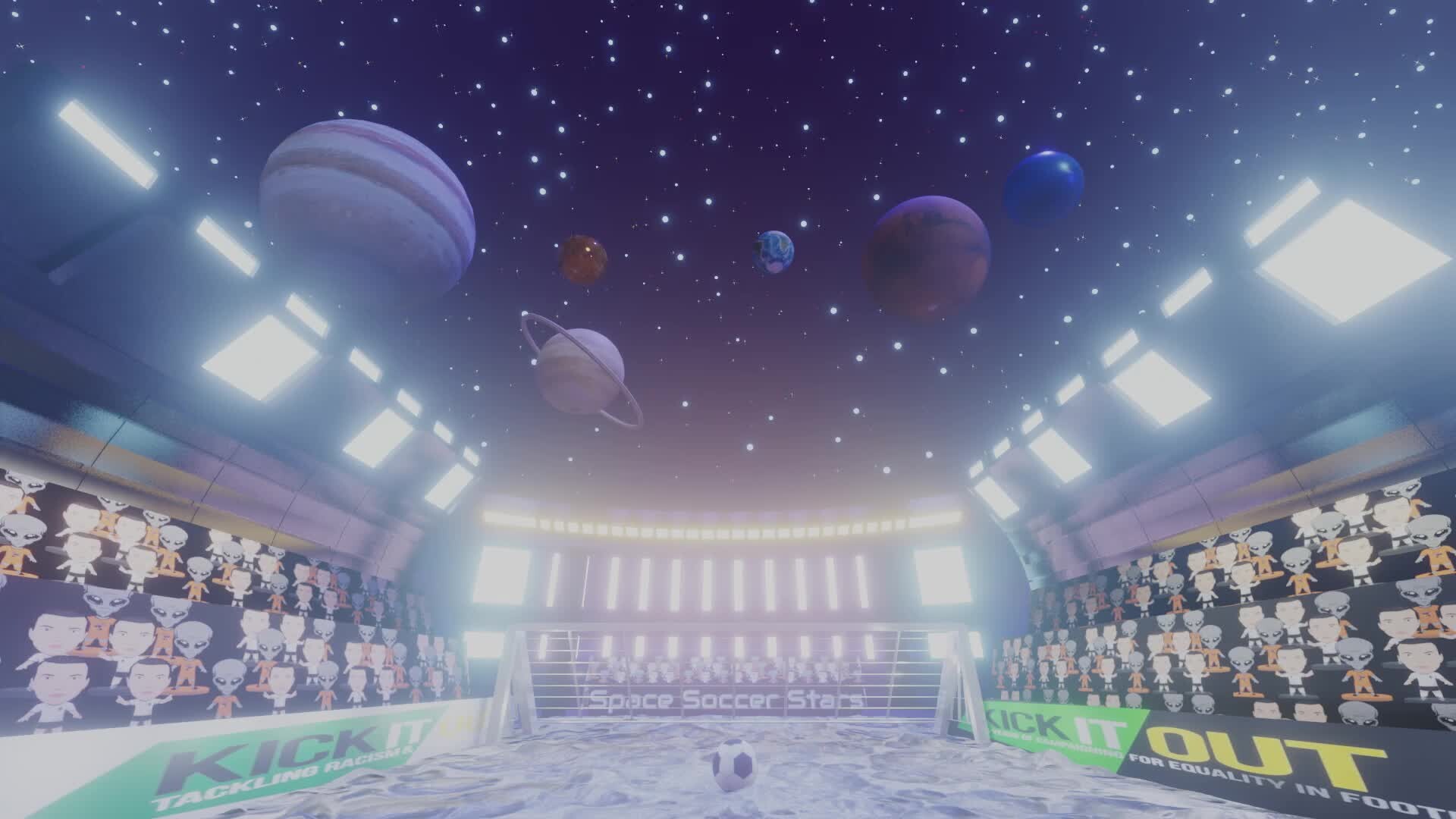 ArtStation - [Commission] football stadium on the moon