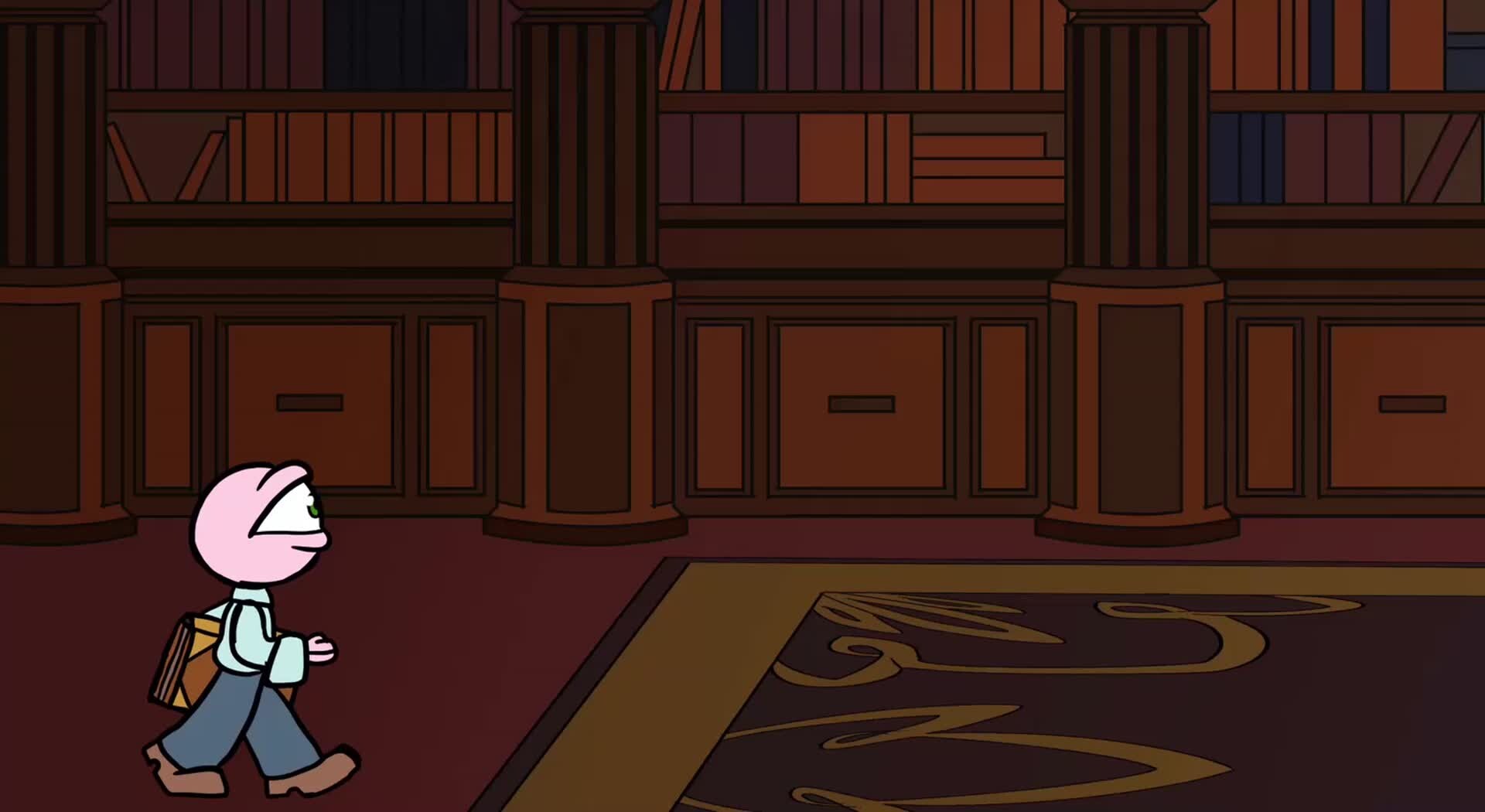 ArtStation - Mysterious Library - Work in progress scene ver 2