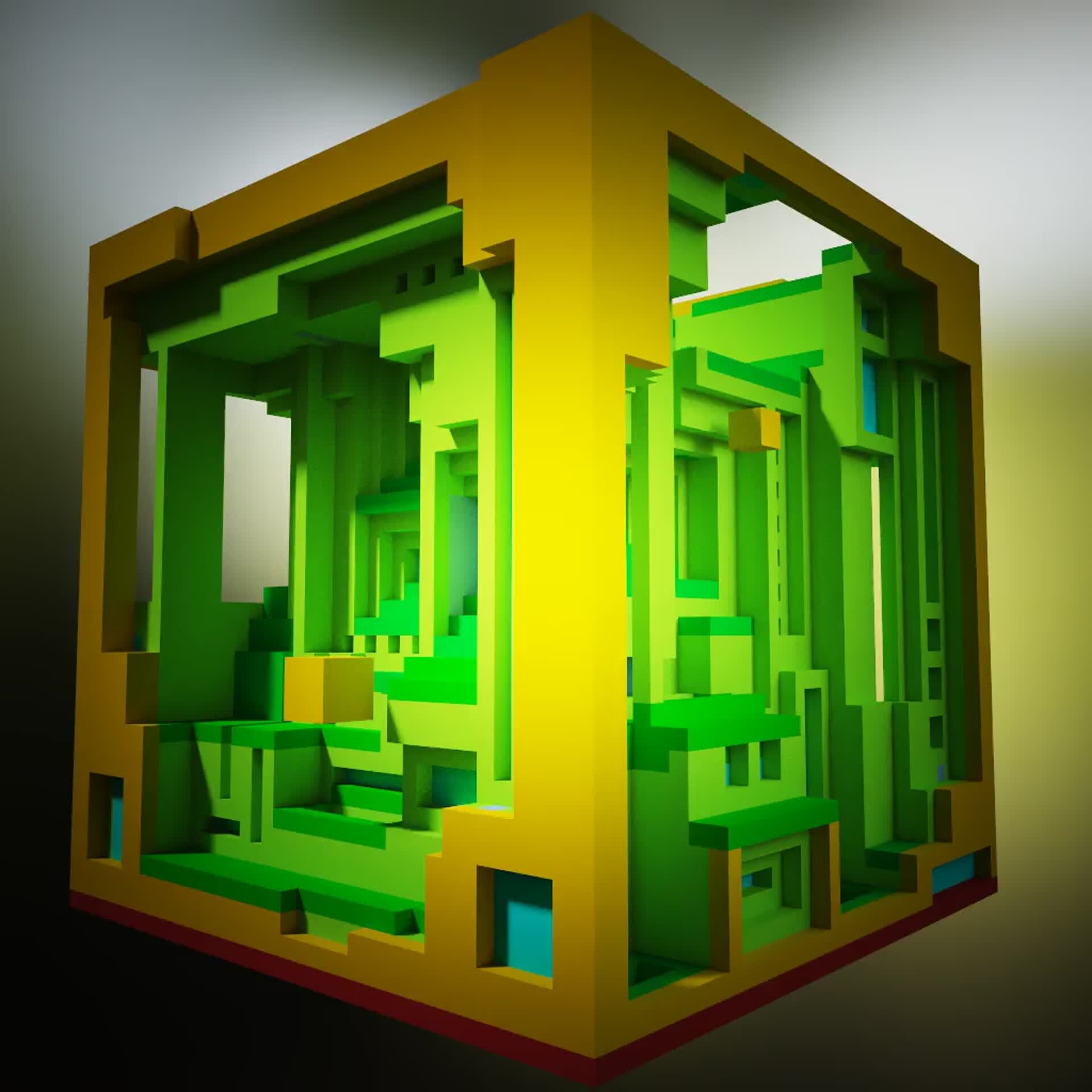 ArtStation - Voxel Treasure Cube