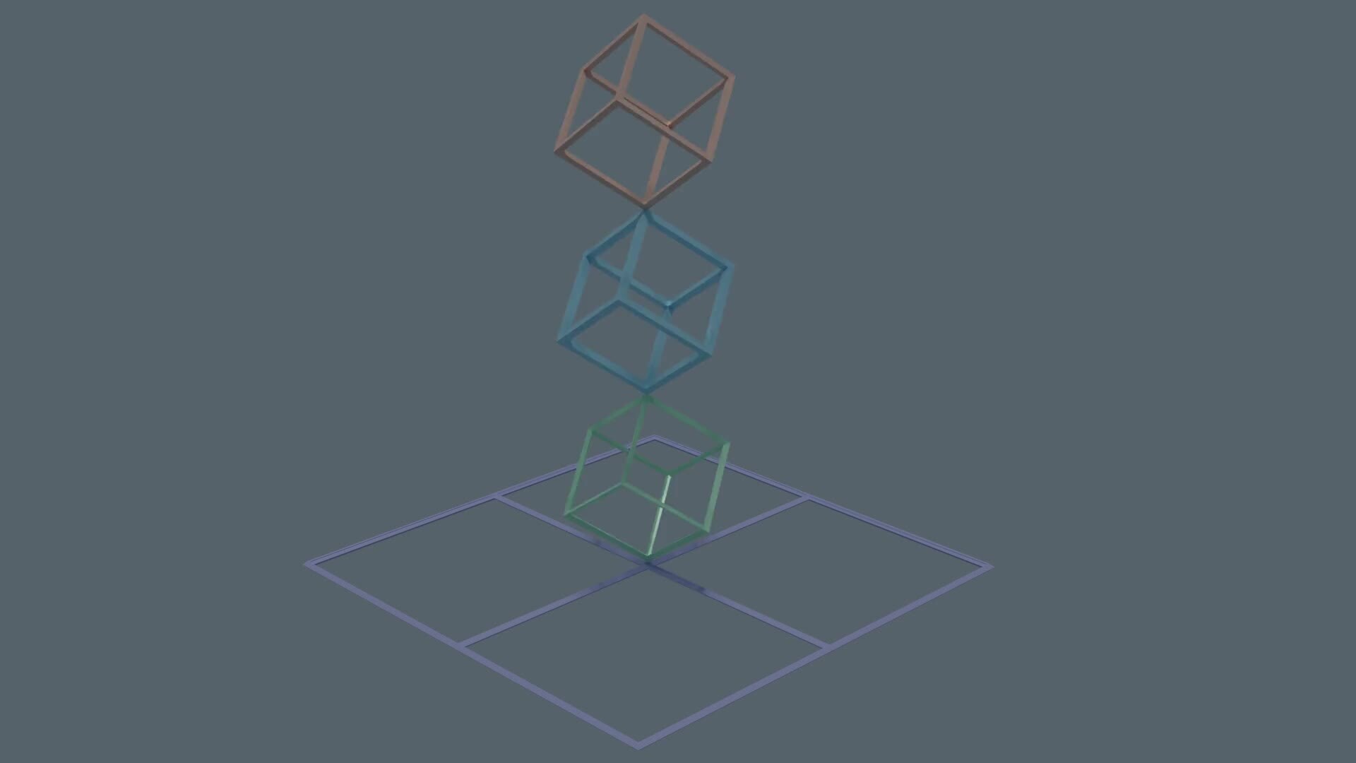 ArtStation - Spinning Cubes