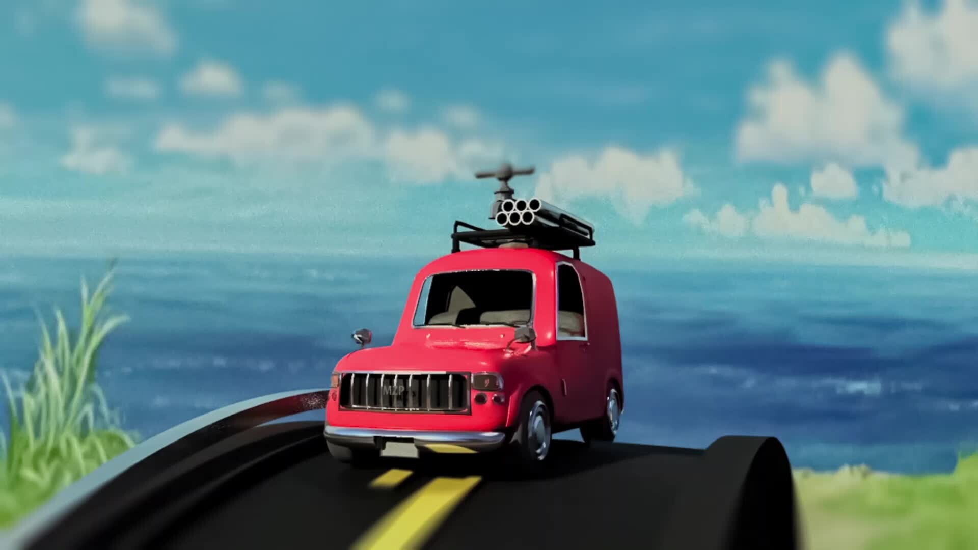 ArtStation - Car animation exercise!