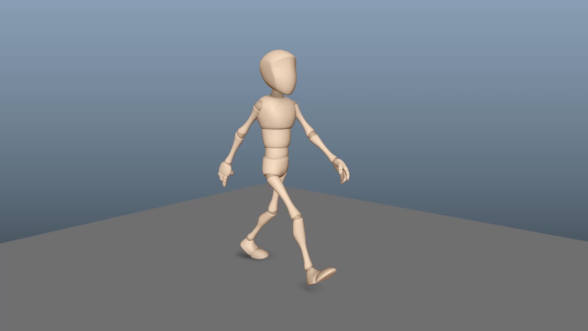 ArtStation - Standard Bipedal Walk Cycle