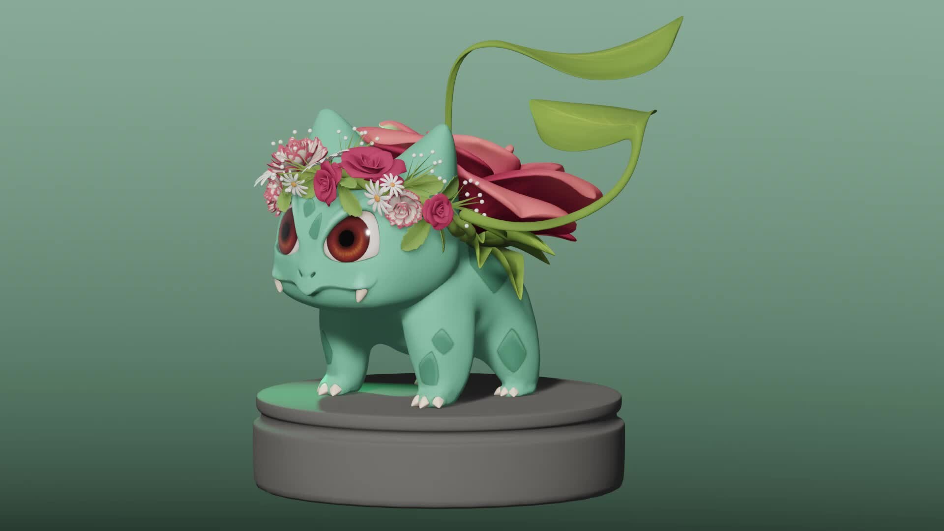 ArtStation - Rose Bulbasaur