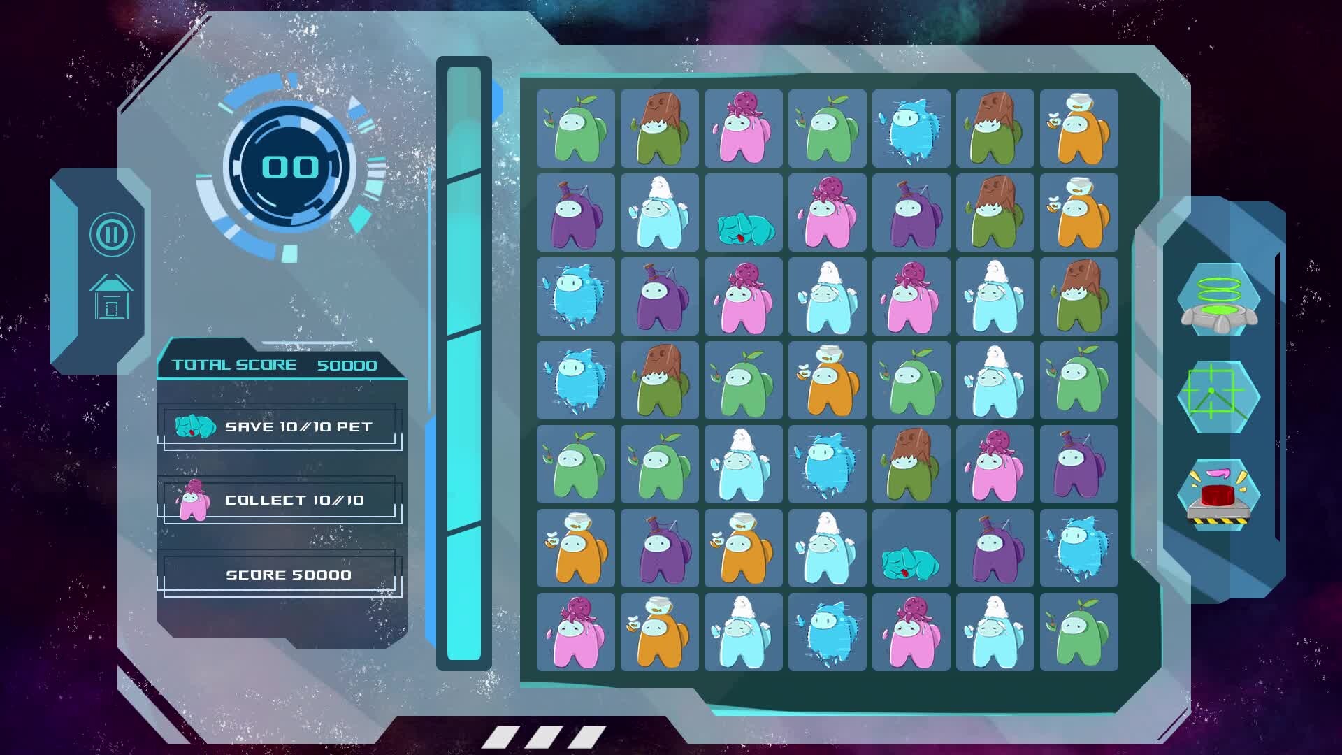 ArtStation - UI: Among Us into Match 3 game