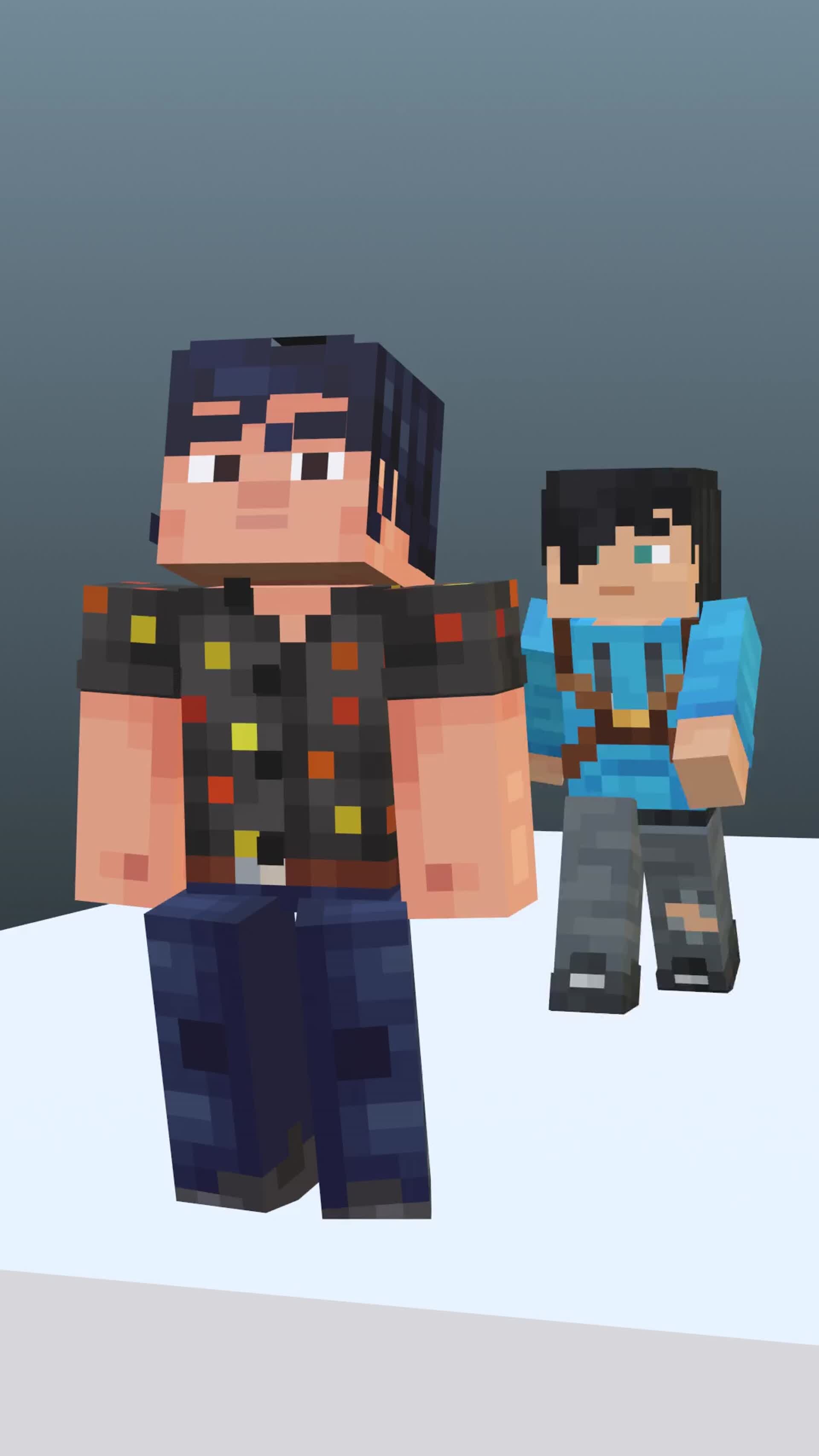 Daniel Lucci - Minecraft Splined Fight Animation