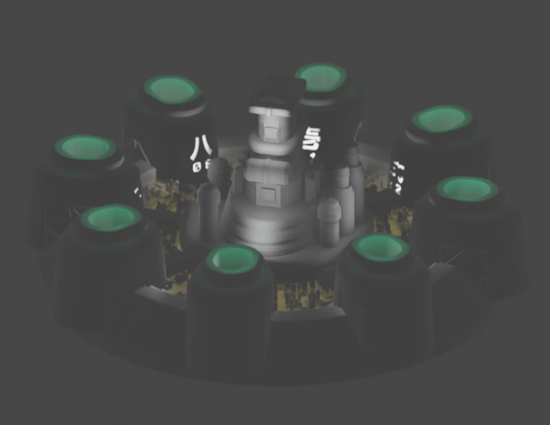 ArtStation - FF7 Midgar Low Poly