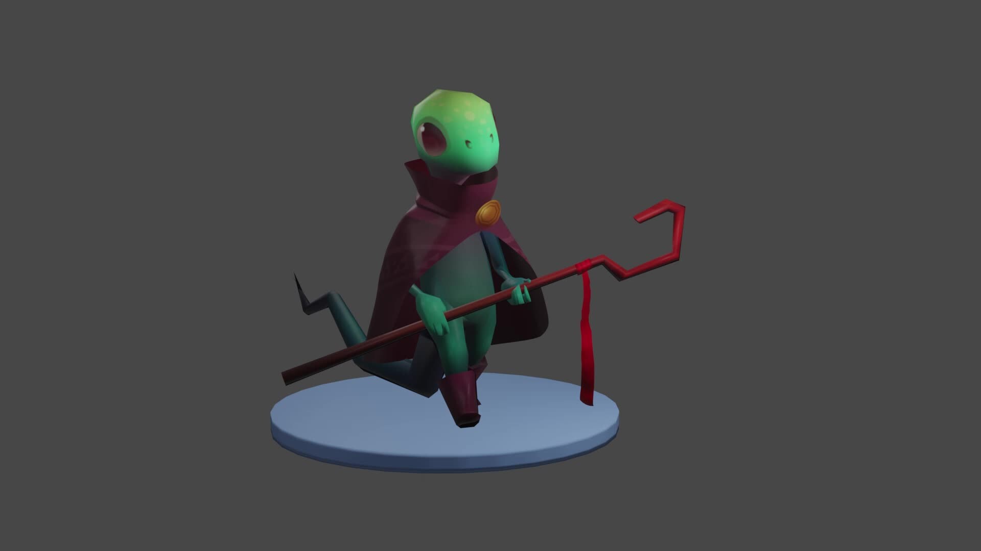 ArtStation - Fantasy Lizard-Mage Walk