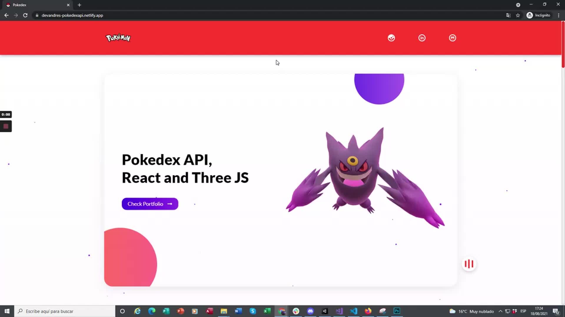 ArtStation - Pokemon ThreeJs Web