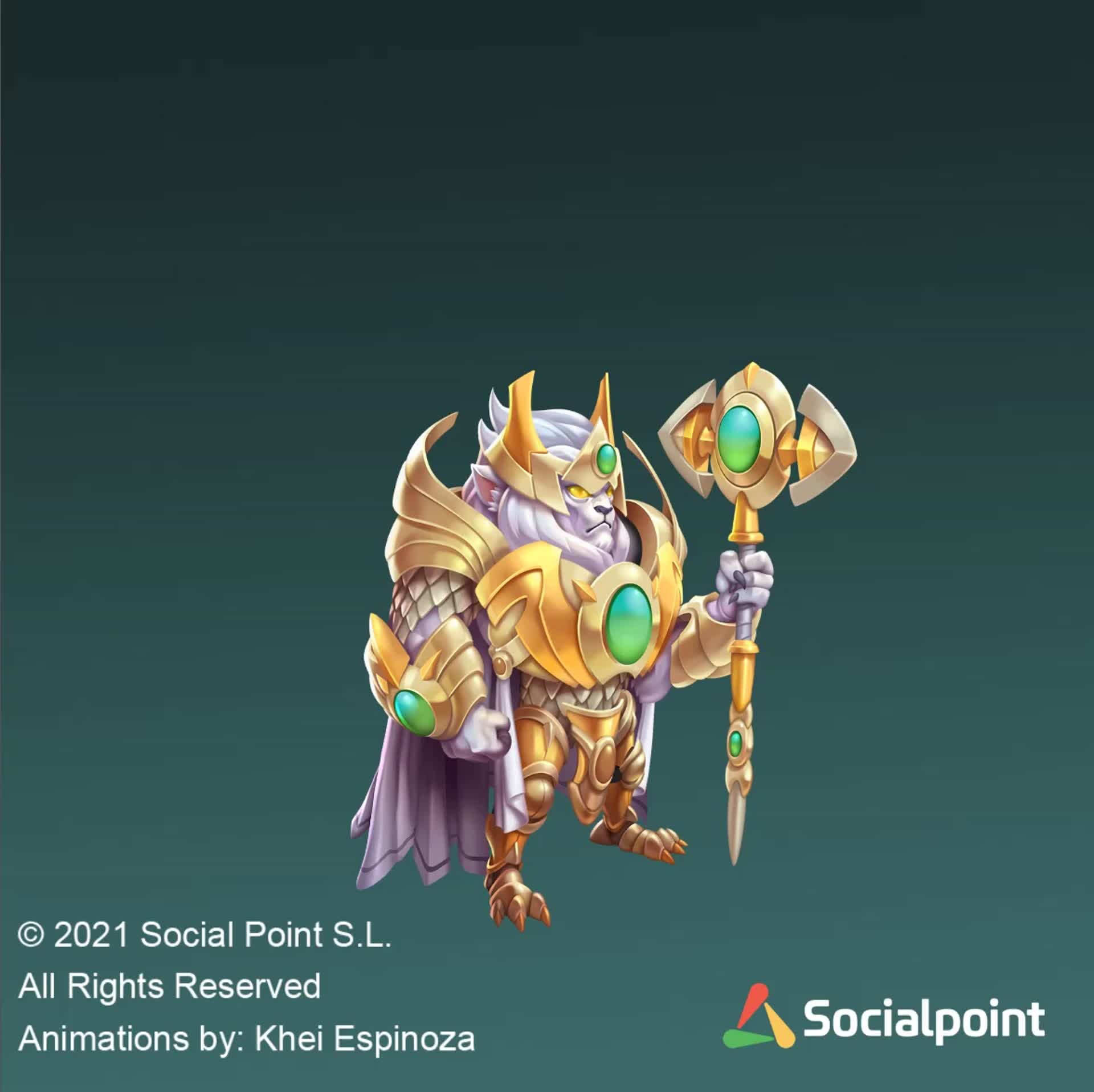 ArtStation - Sir Valgar (SPINE ANIMATION)