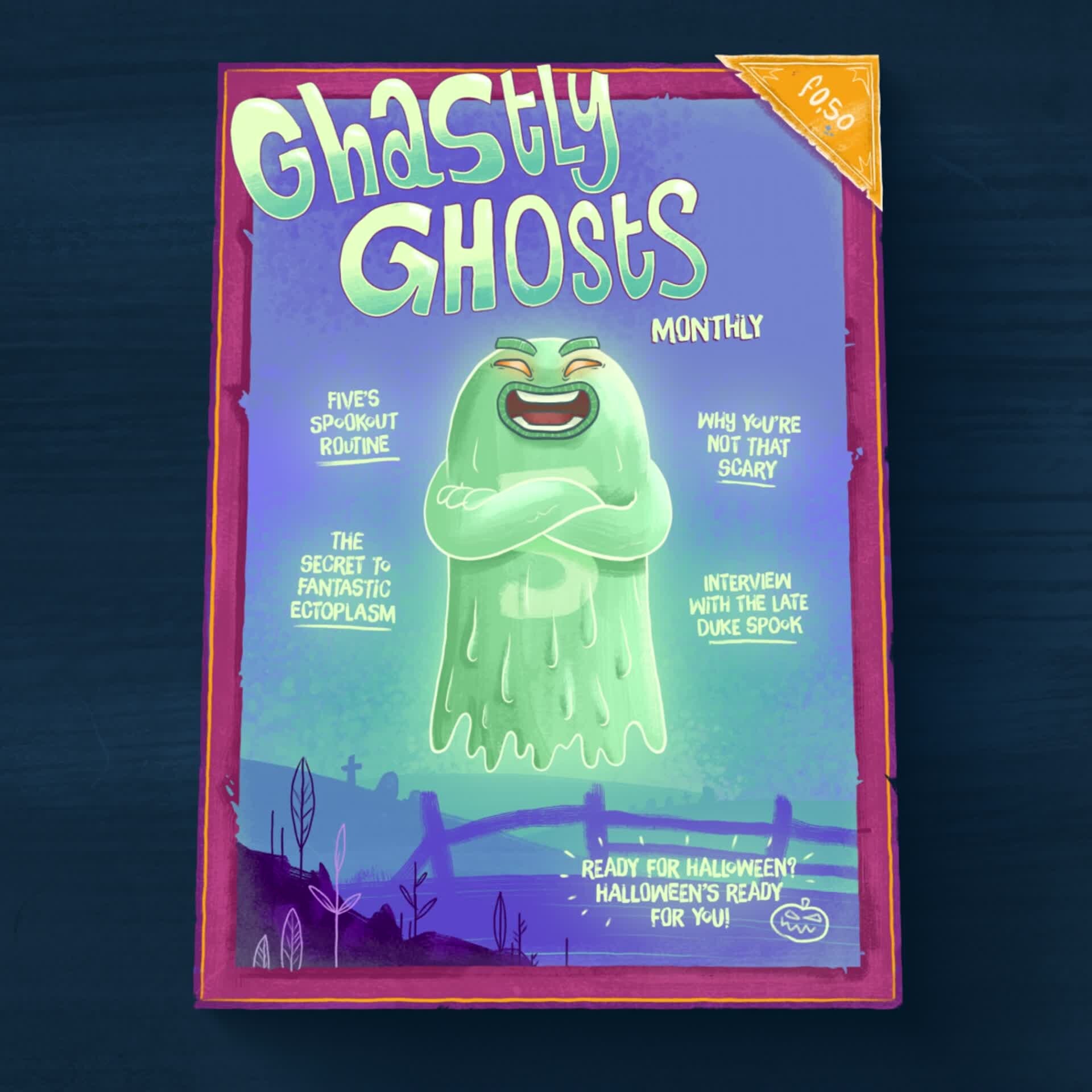 ArtStation - Ghastly Ghosts Monthly