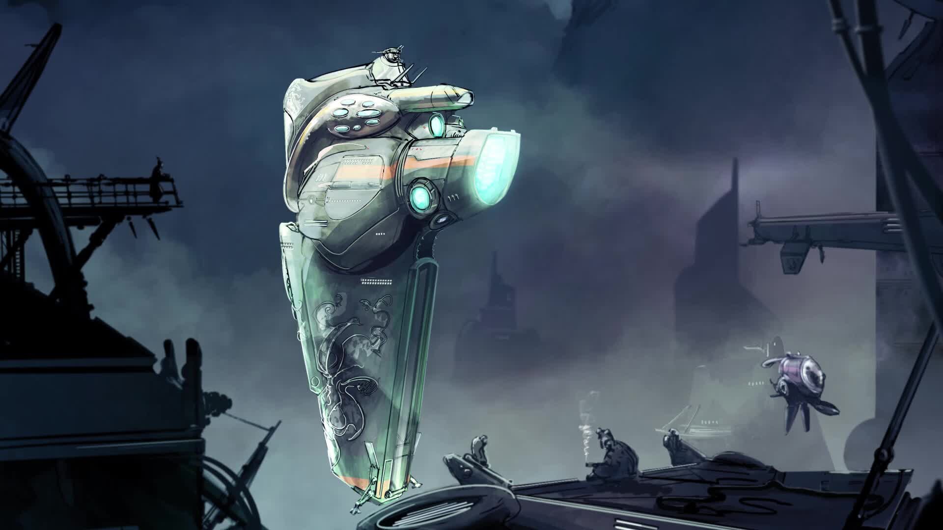 Predrag Filipović - Loopable waiting screen for Omega Horizon