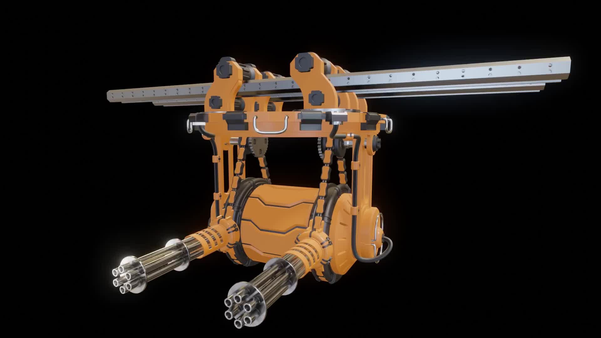 ArtStation - Sci Fi Gun Turret