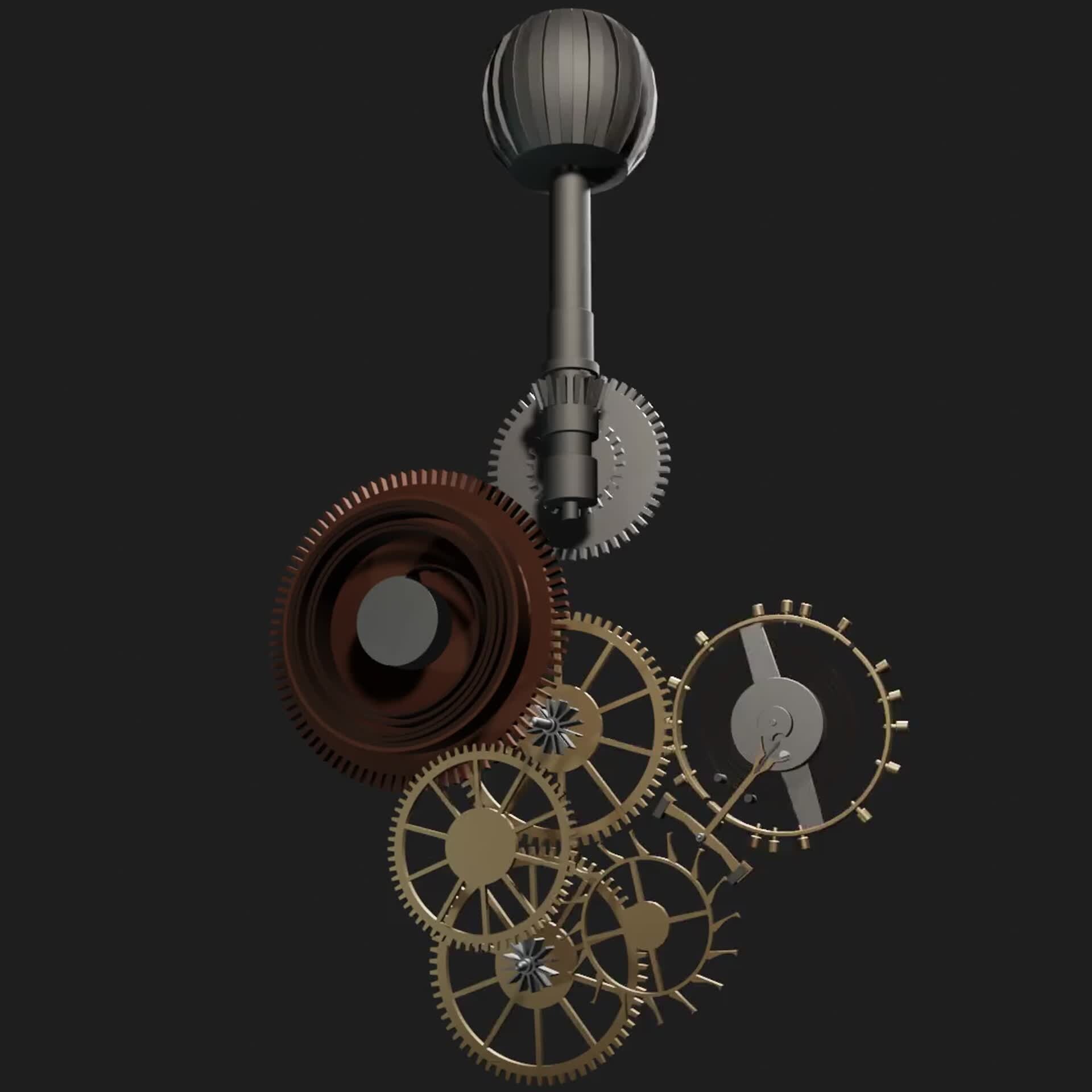 ArtStation - Animated clockwork