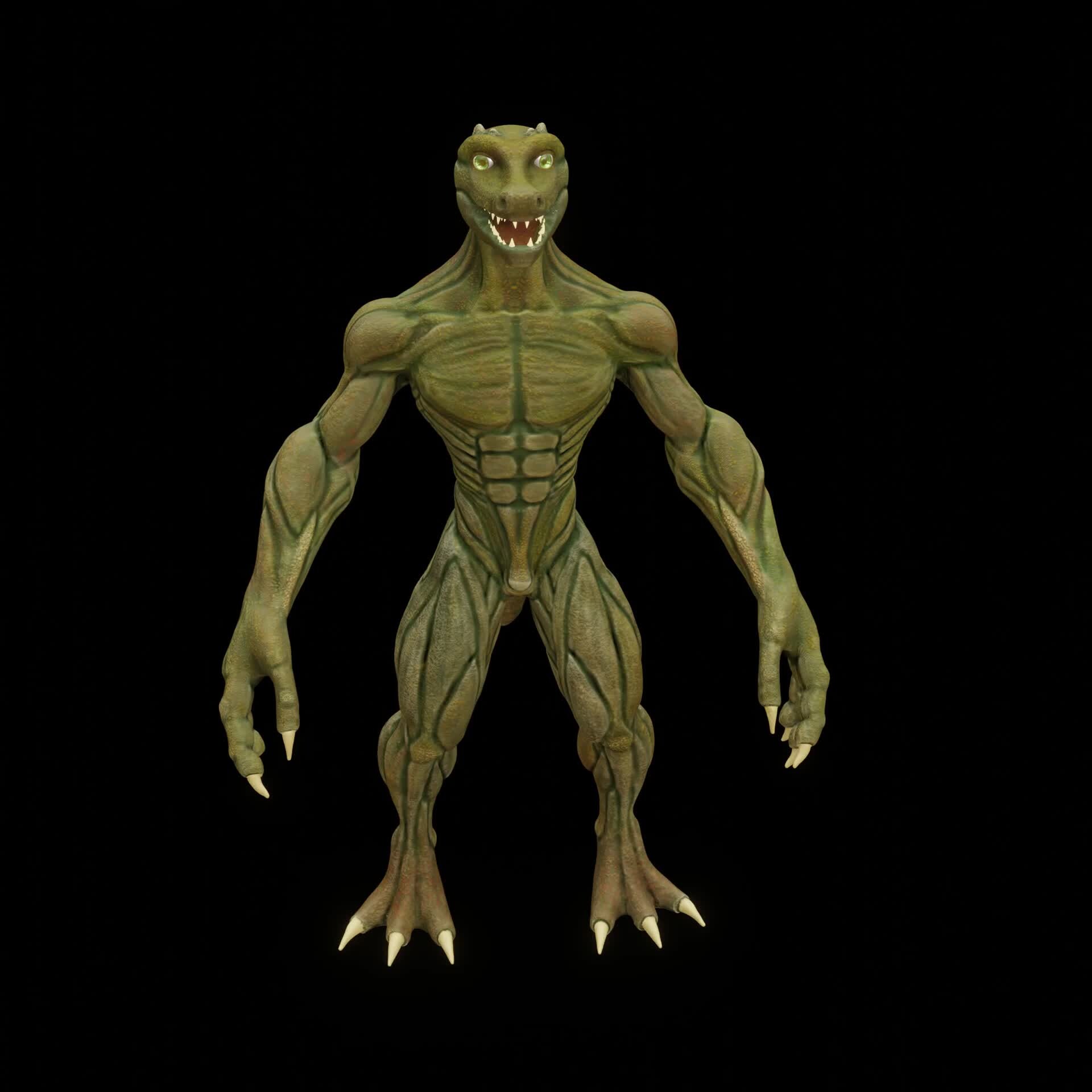 ArtStation - Lizard man