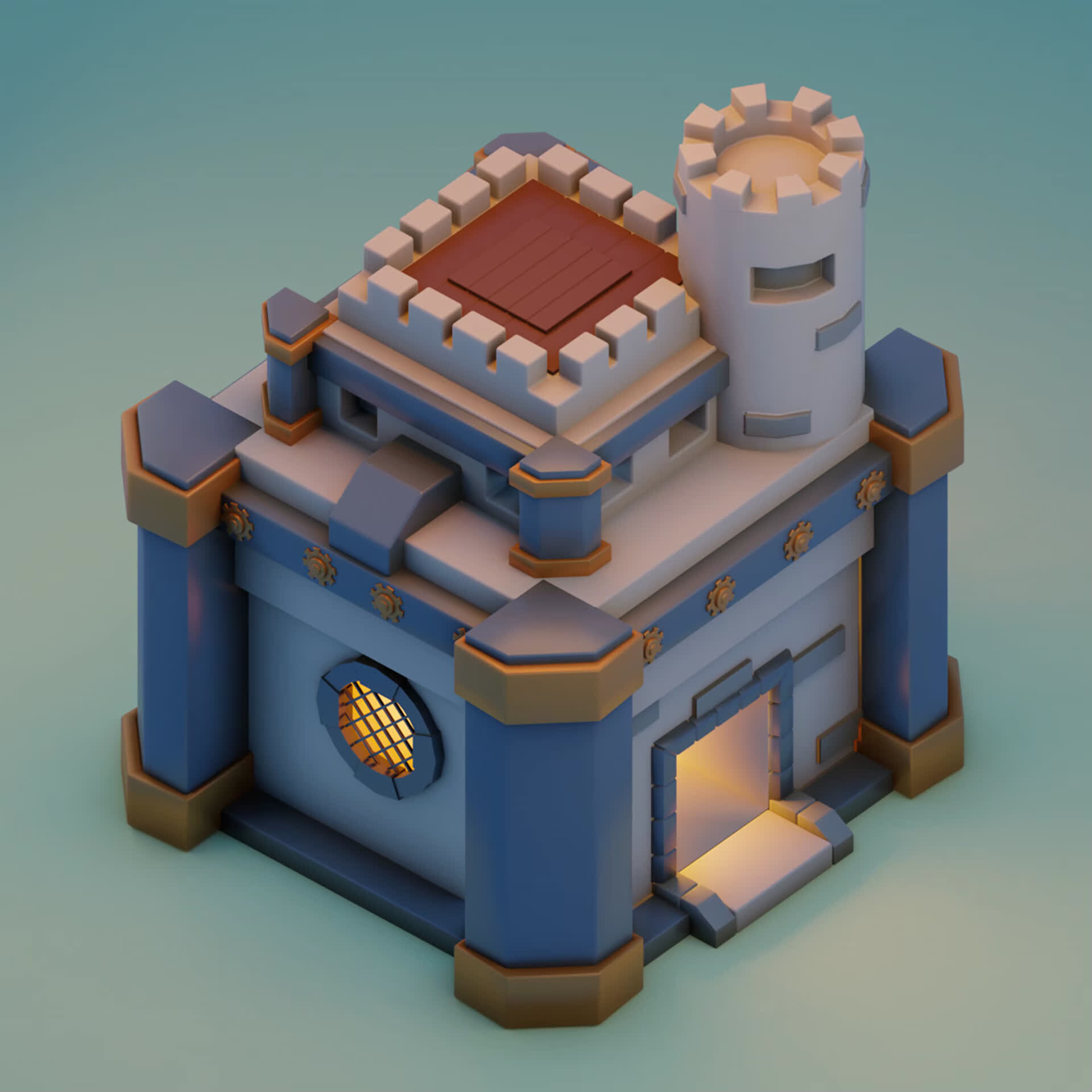 ArtStation - Isometric Tower