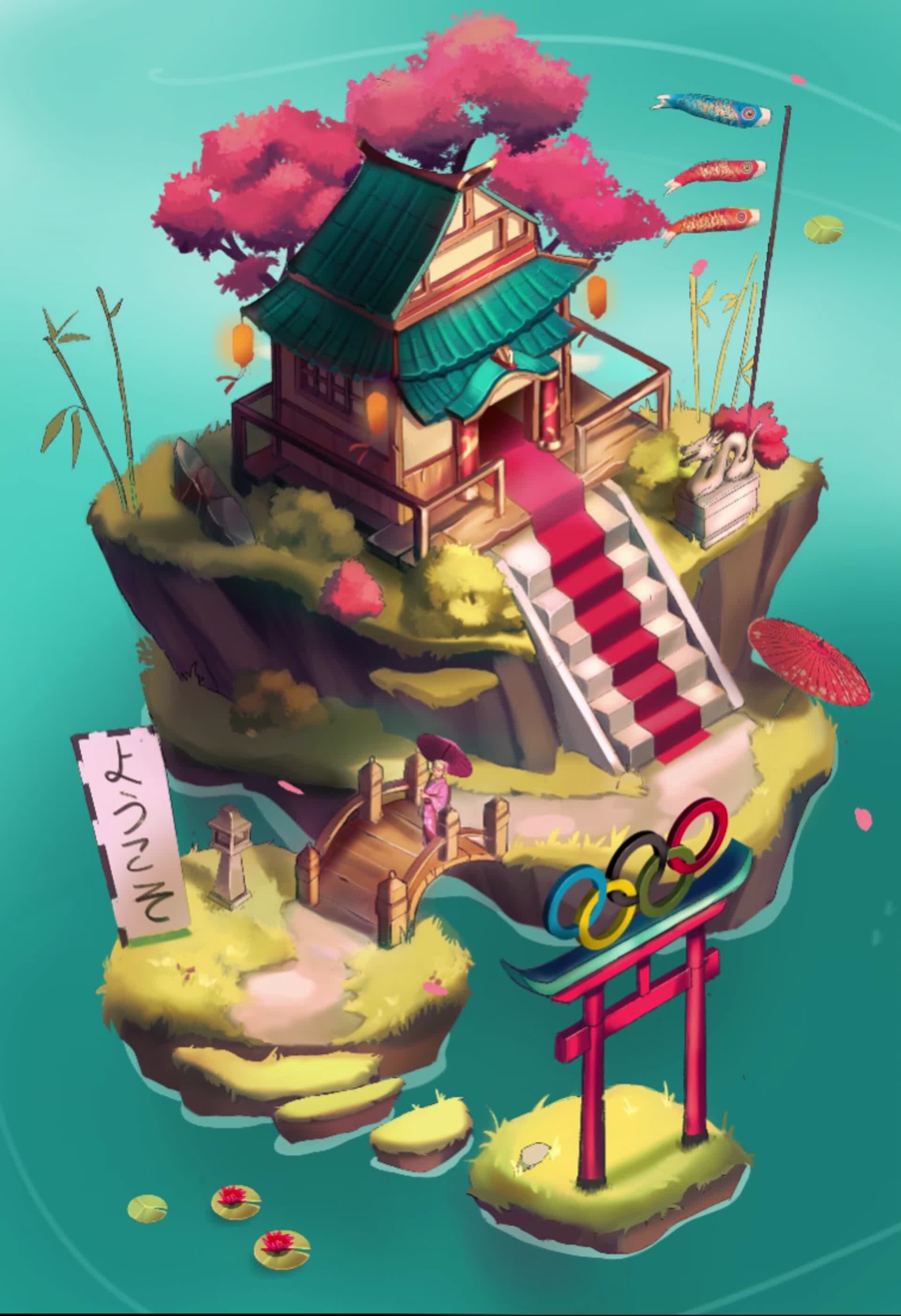 ArtStation - Japanese home animation