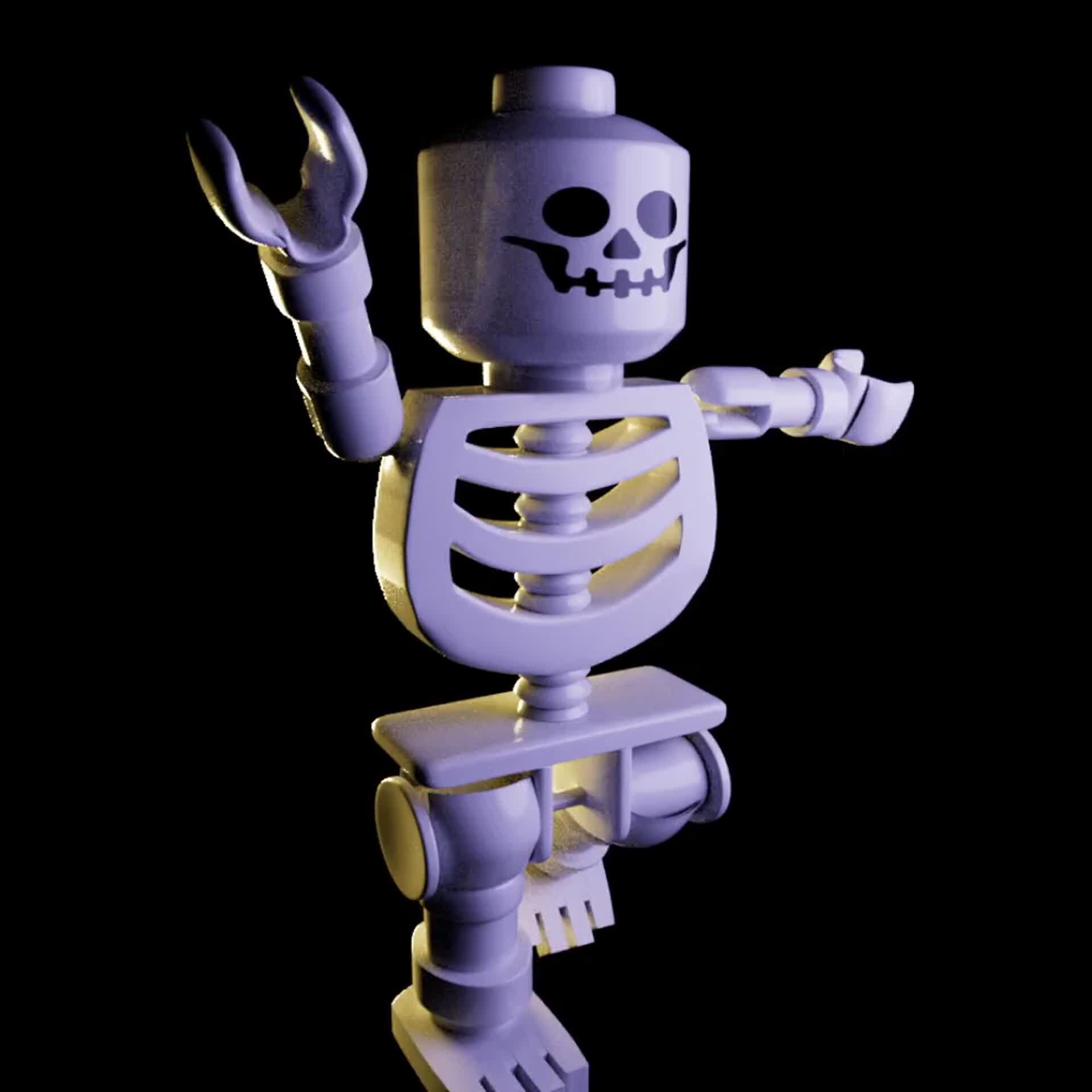 ArtStation - Skeleton pseudo Dance