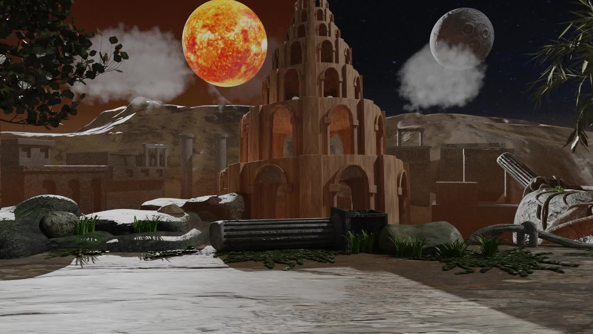 ArtStation - Moon And Soon