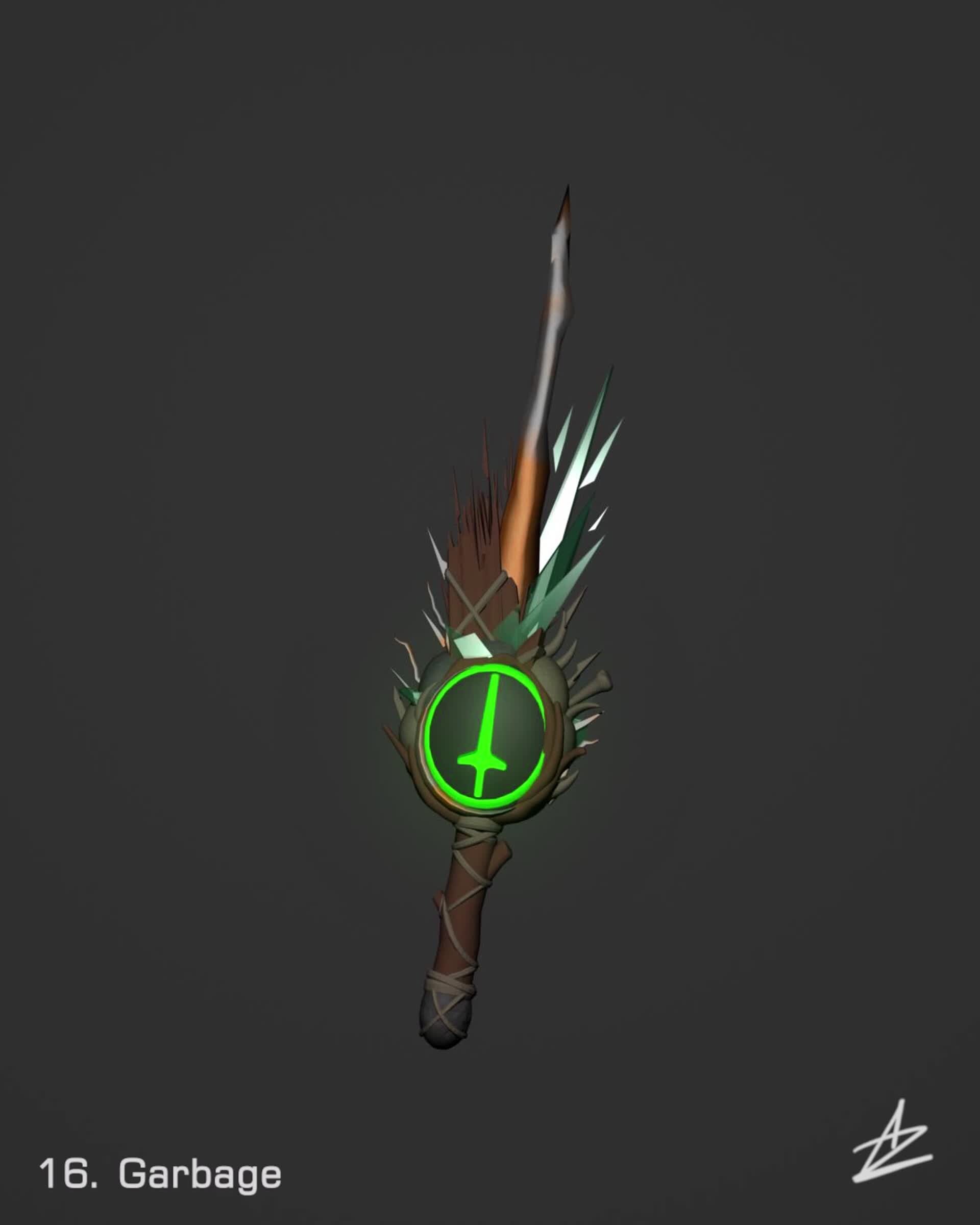 ArtStation - Swordtember 2021 Day 16 - Garbage