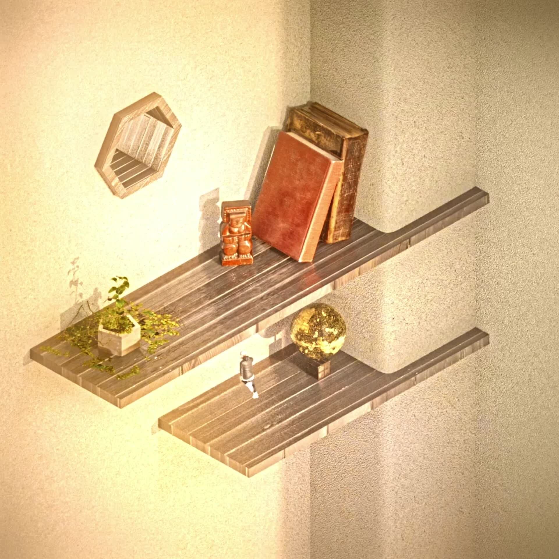 ArtStation - Shelf Illusion