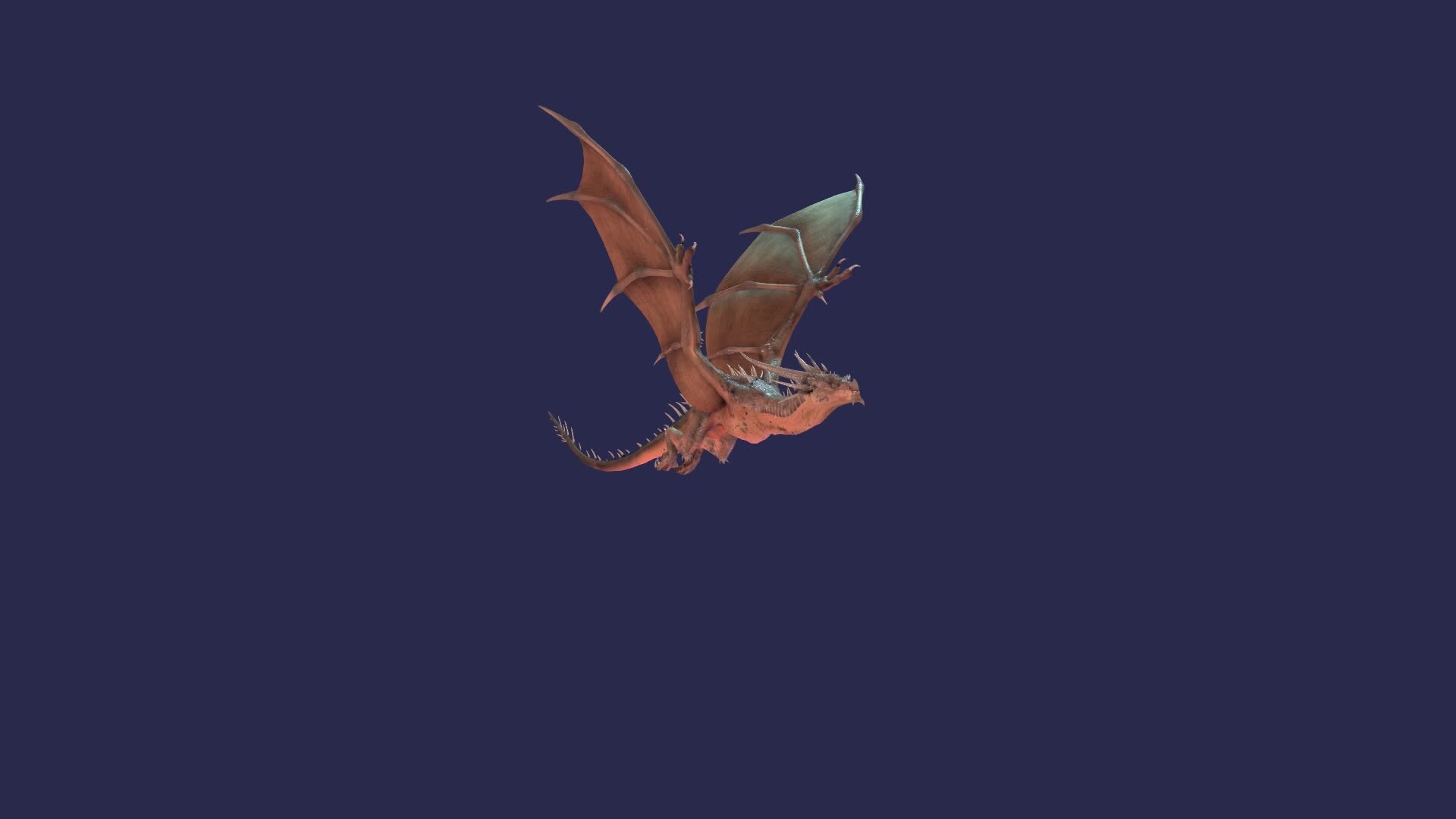ArtStation - Dragon Flying - 3D Animation