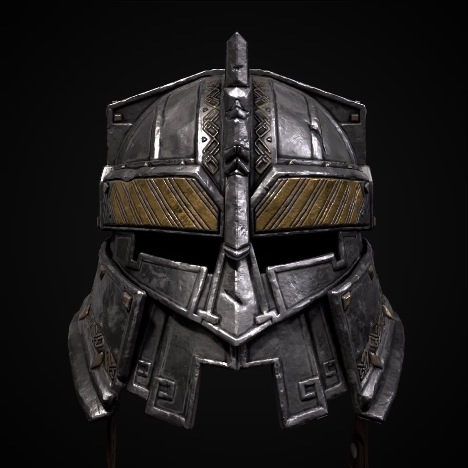 ArtStation - Dwarf Helmet