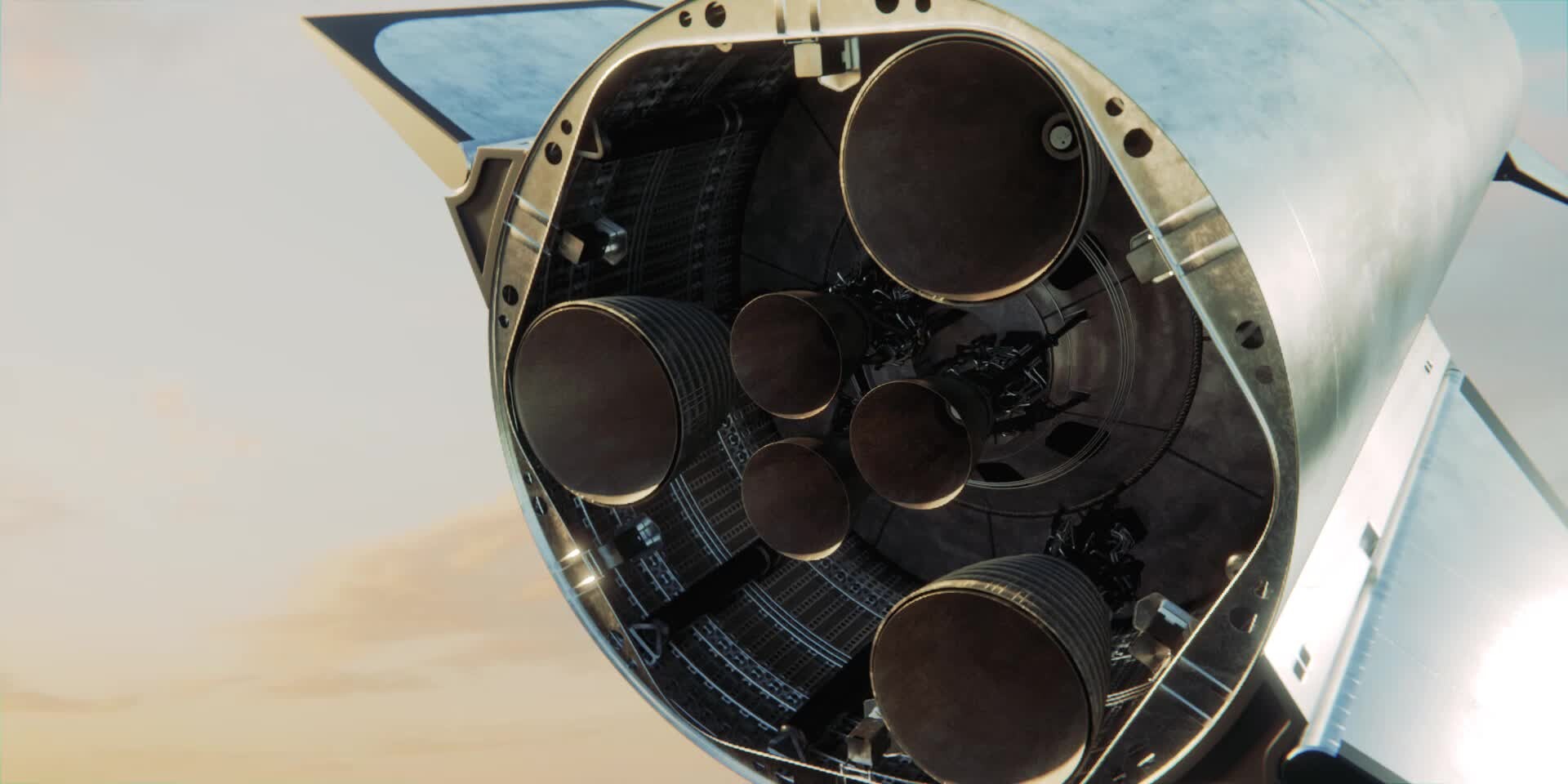 ArtStation - SpaceX Starship Animation