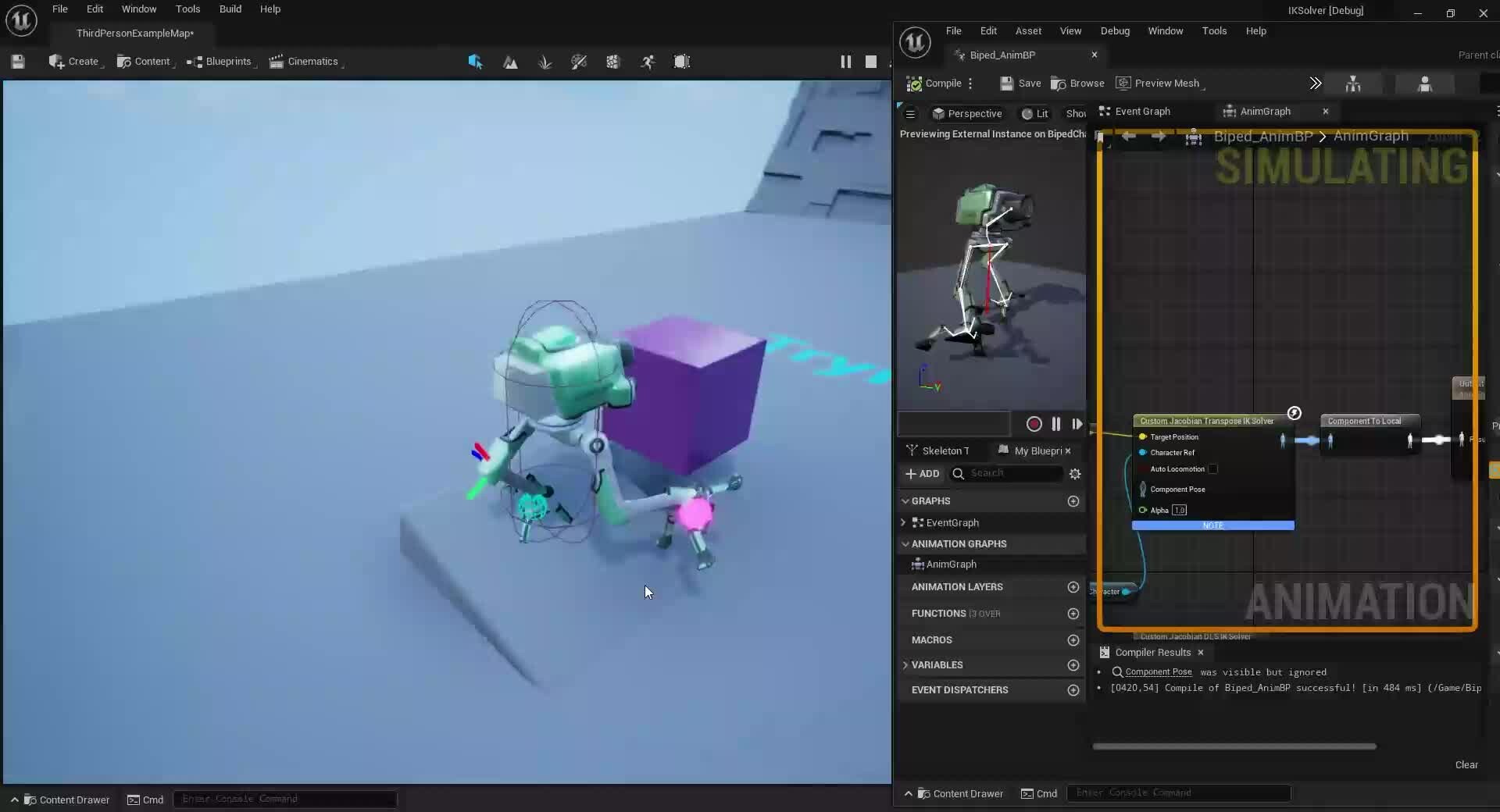 ArtStation - Inverse Kinematics solver