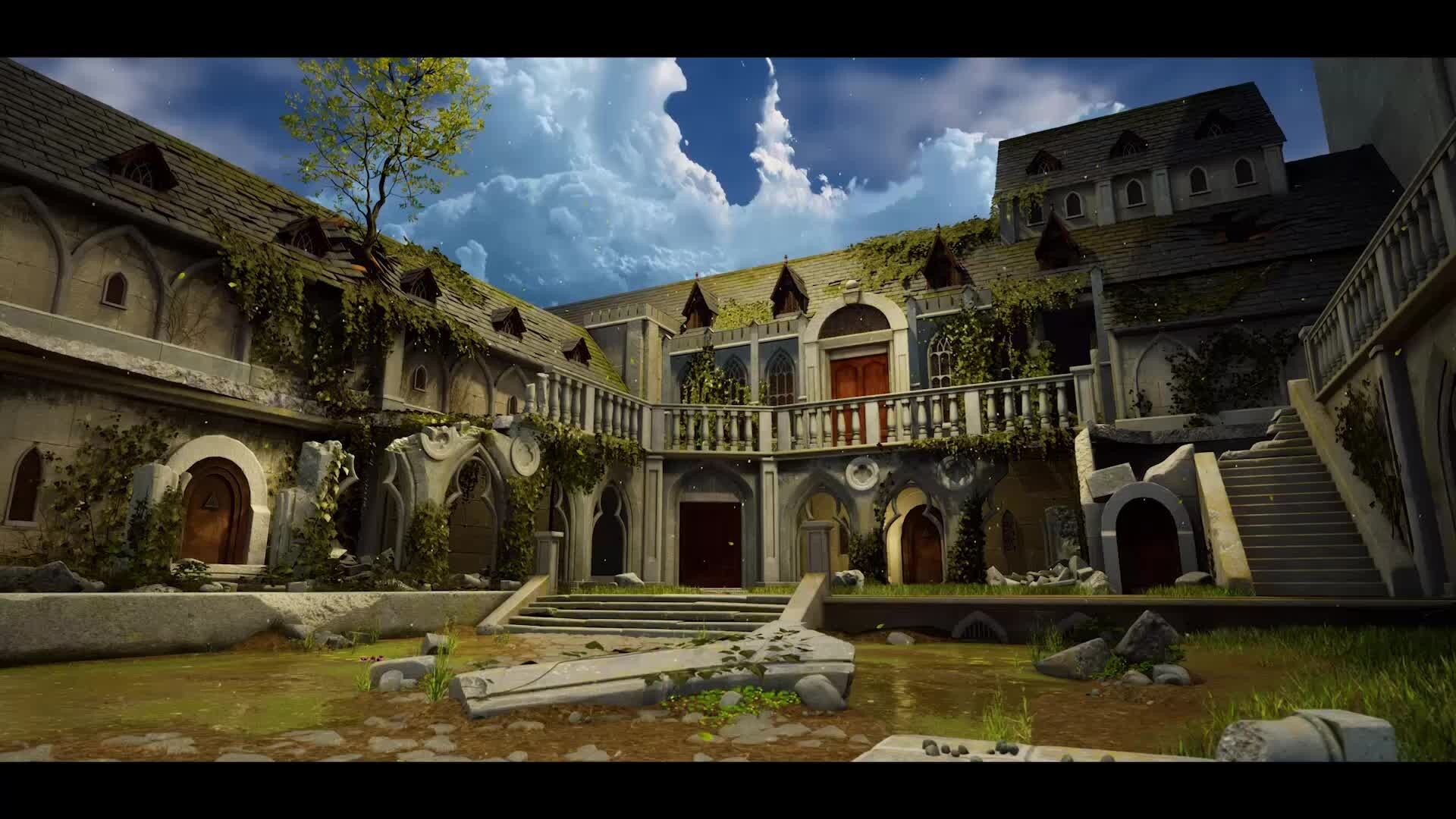 ArtStation - Gothic Courtyard