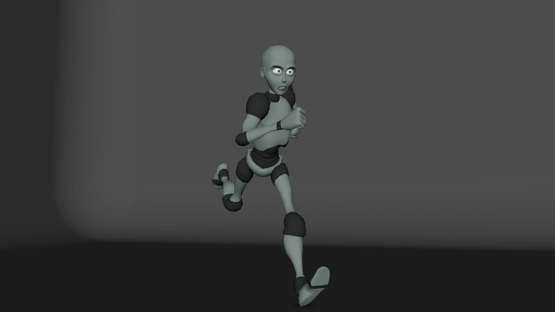 ArtStation - Running Loop Animation with Audio Lip Sync