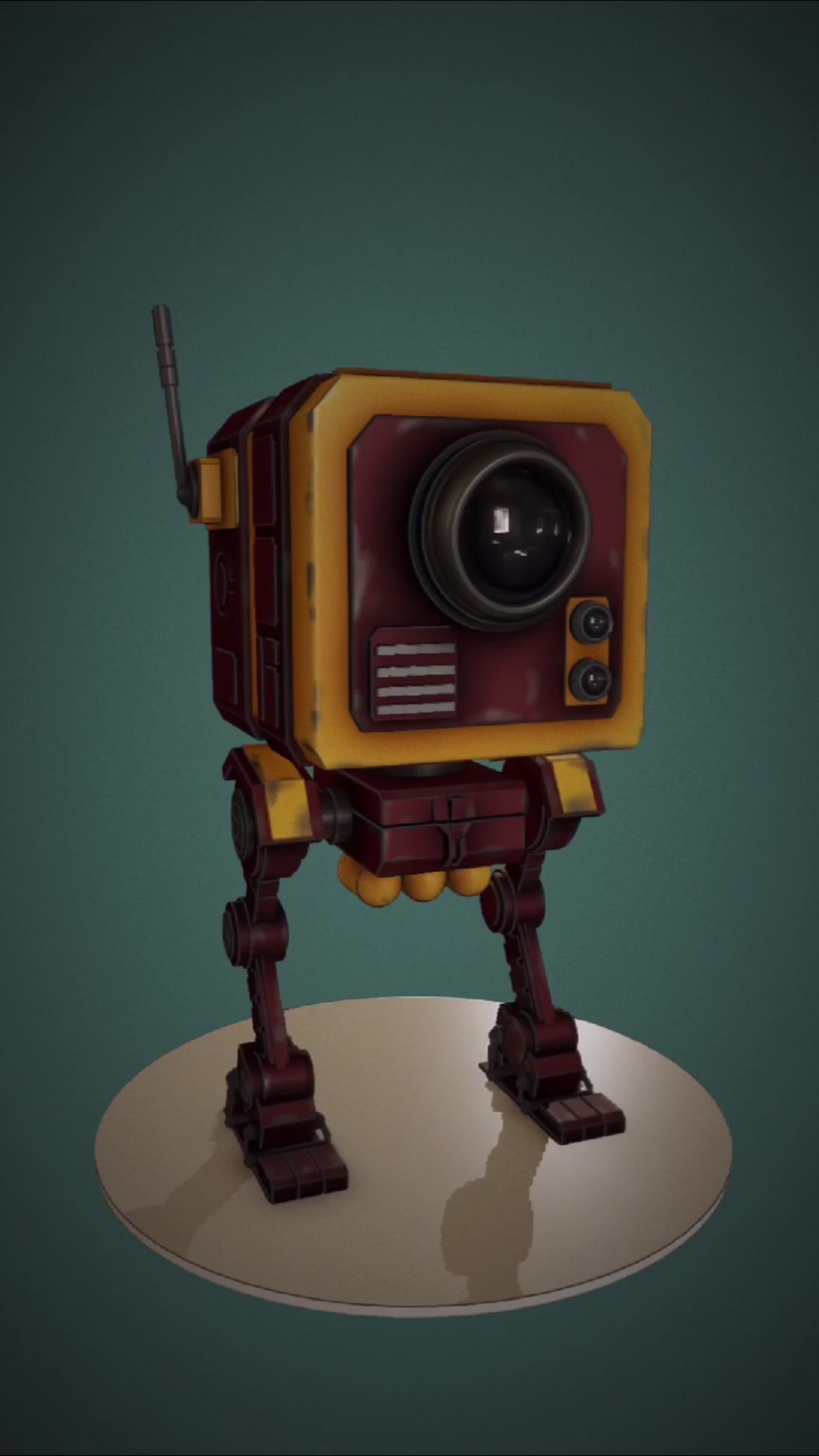 ArtStation - Robo Scout digital sculpt