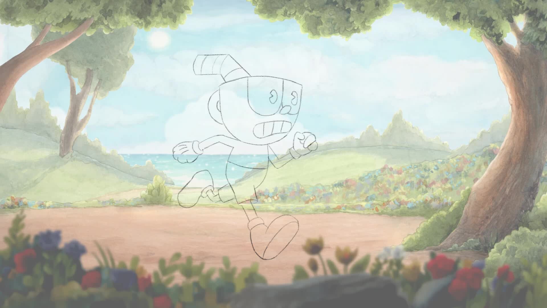 ArtStation - Cuphead Fan Run Cycle