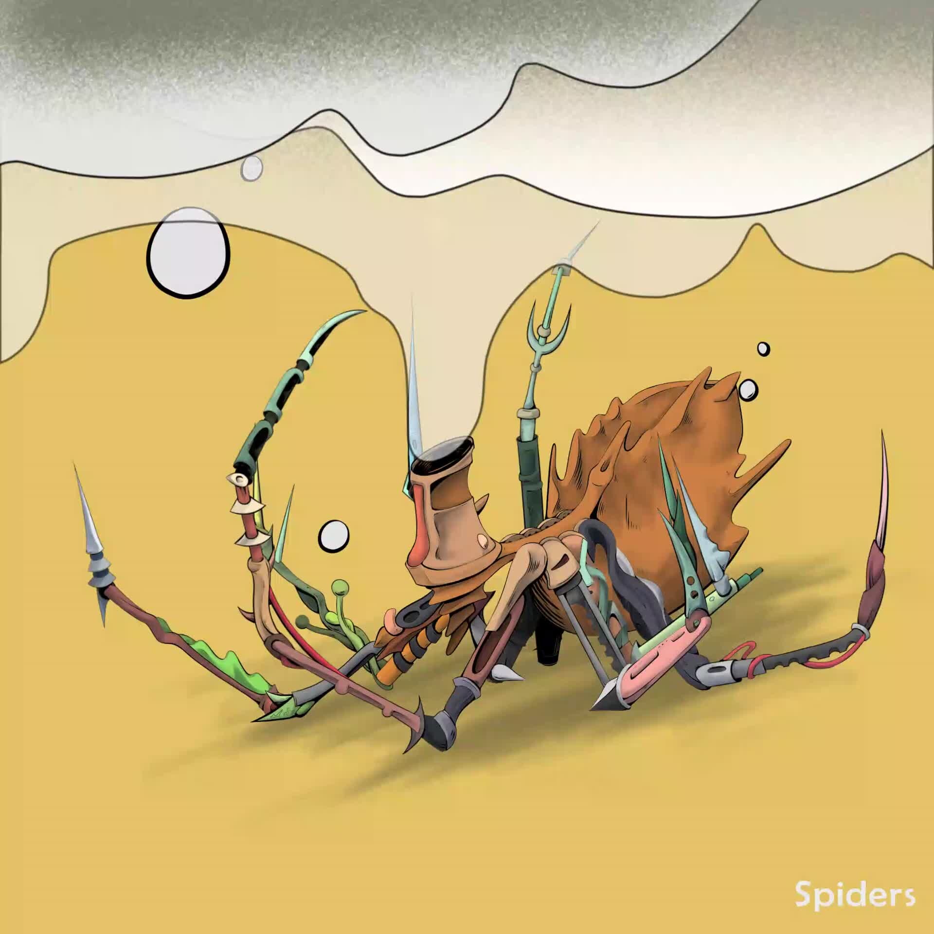 ArtStation - Hydraulic Spider Corpse