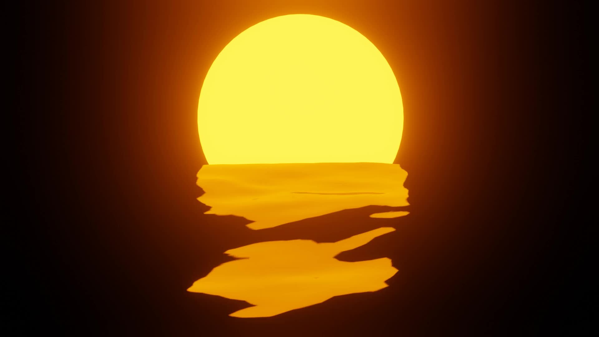 ArtStation - Ocean Sunrise Animation