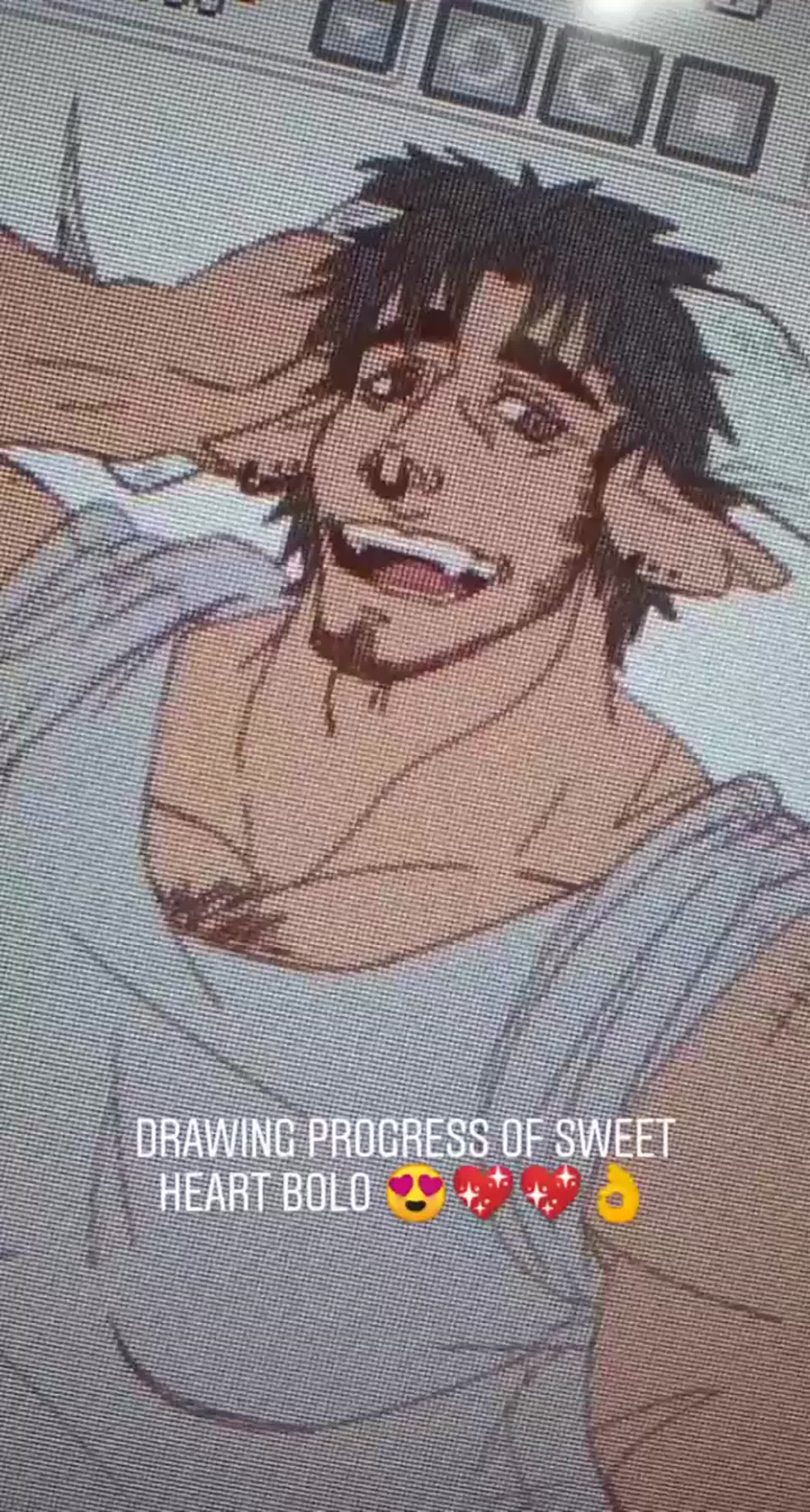 ArtStation - drawing progress of bolo