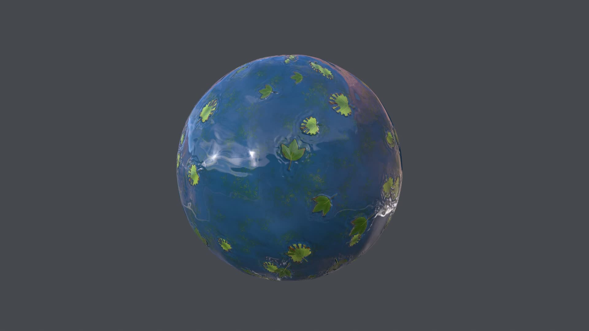 ArtStation - Floating Leaves Texture - Animated Texture - Substance ...