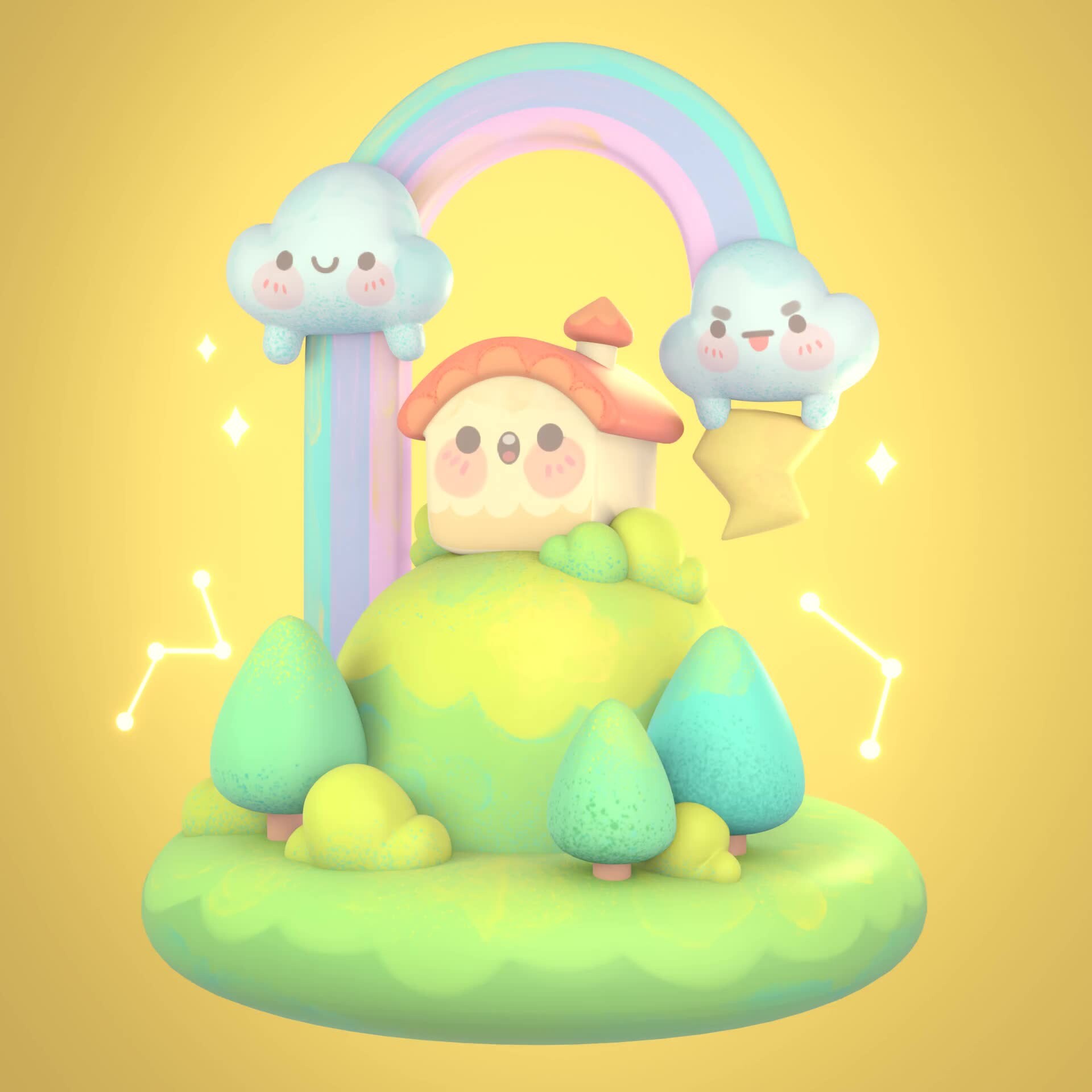 ArtStation - Happy place