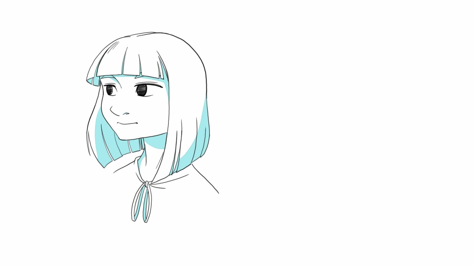 ArtStation - head turnaround_character:_lili