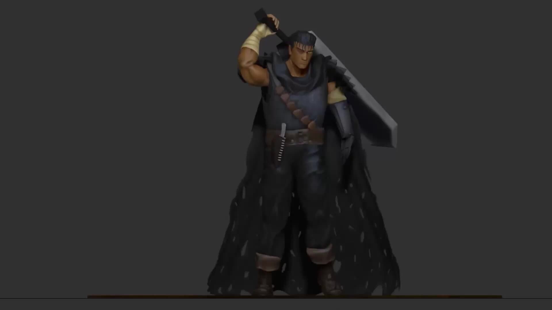 ArtStation - Guts Model Turn Around