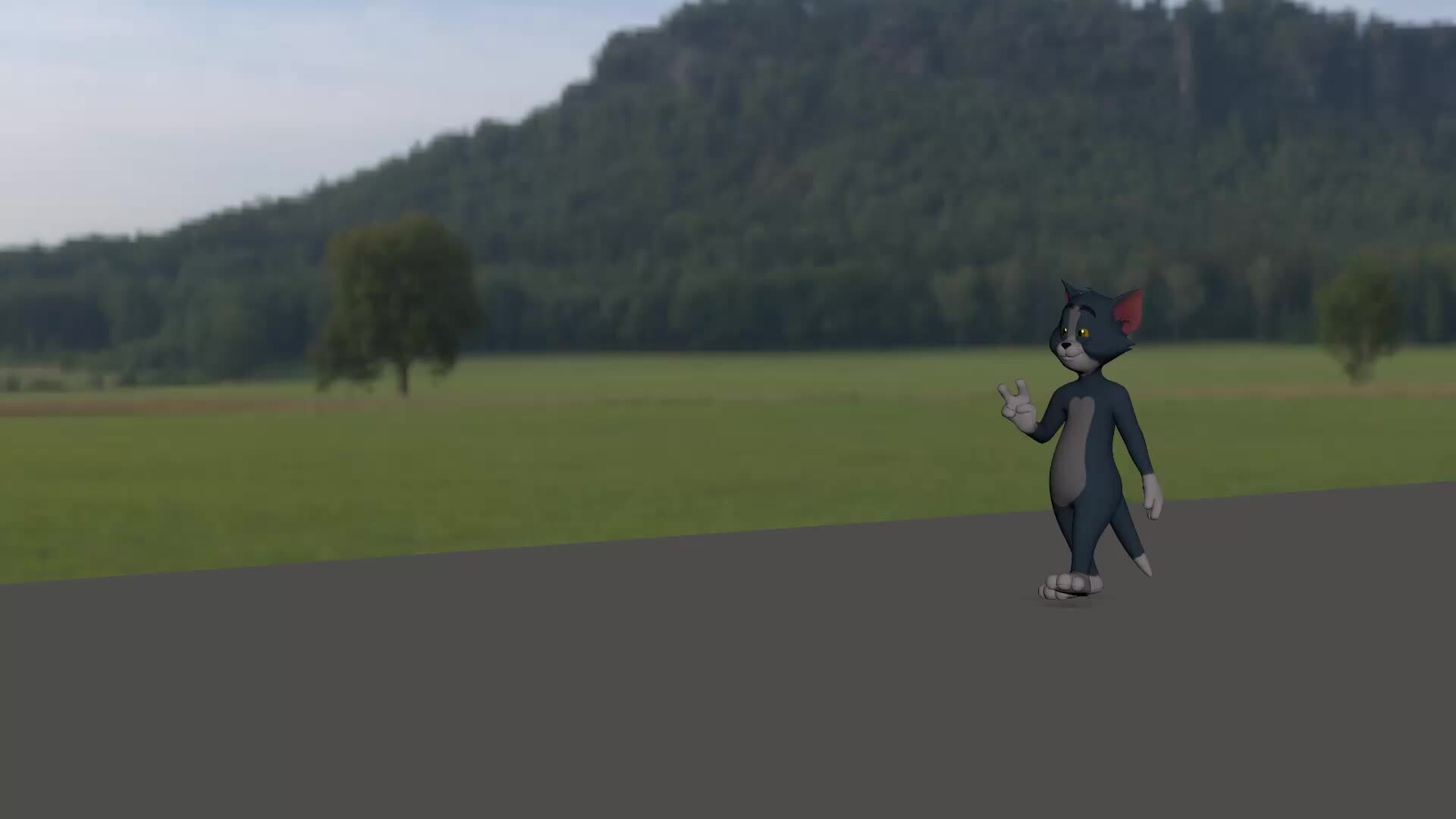 ArtStation - Tom from Tom and Jerry Walk Cycle