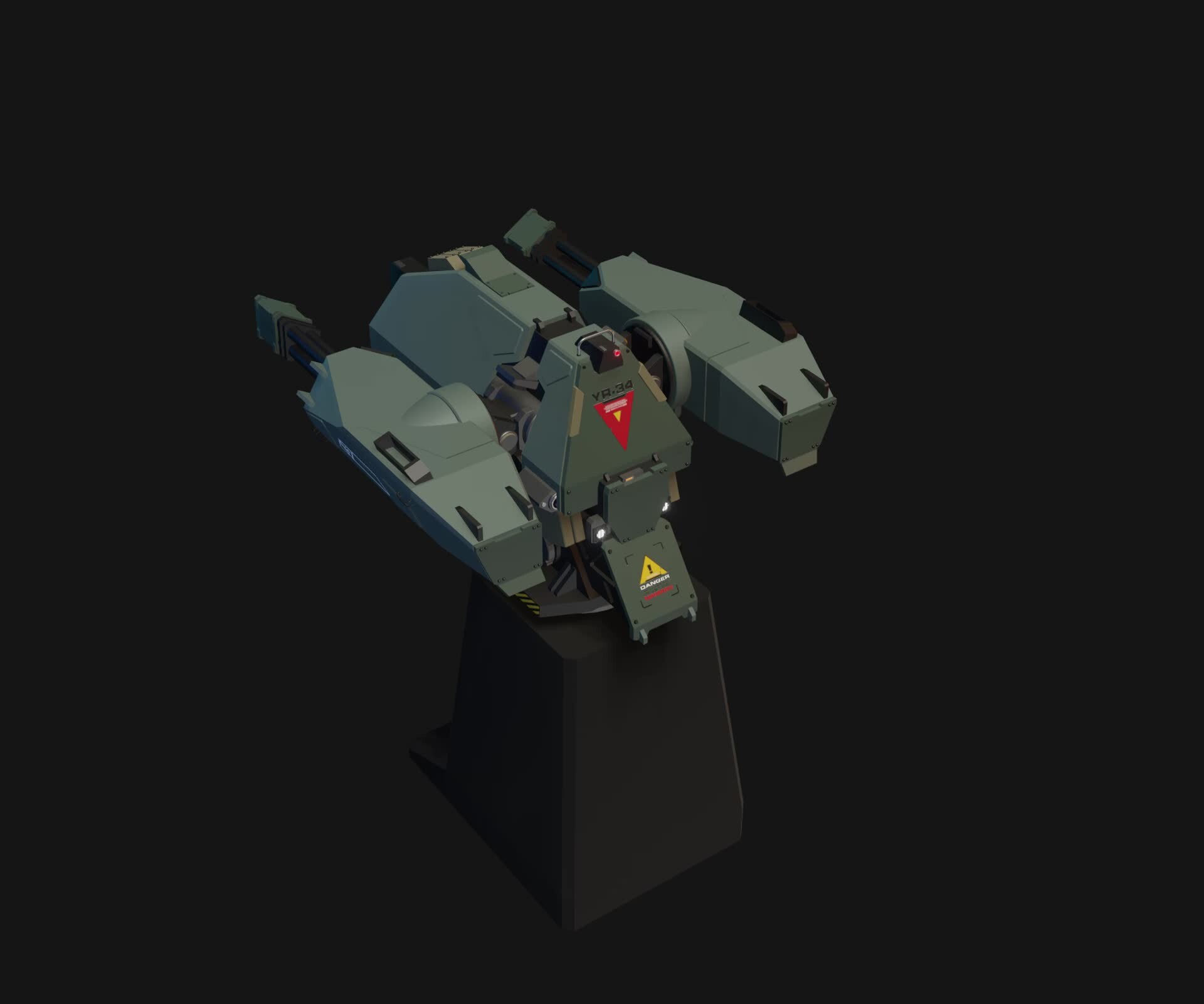 ArtStation - Automatic Gun Turret
