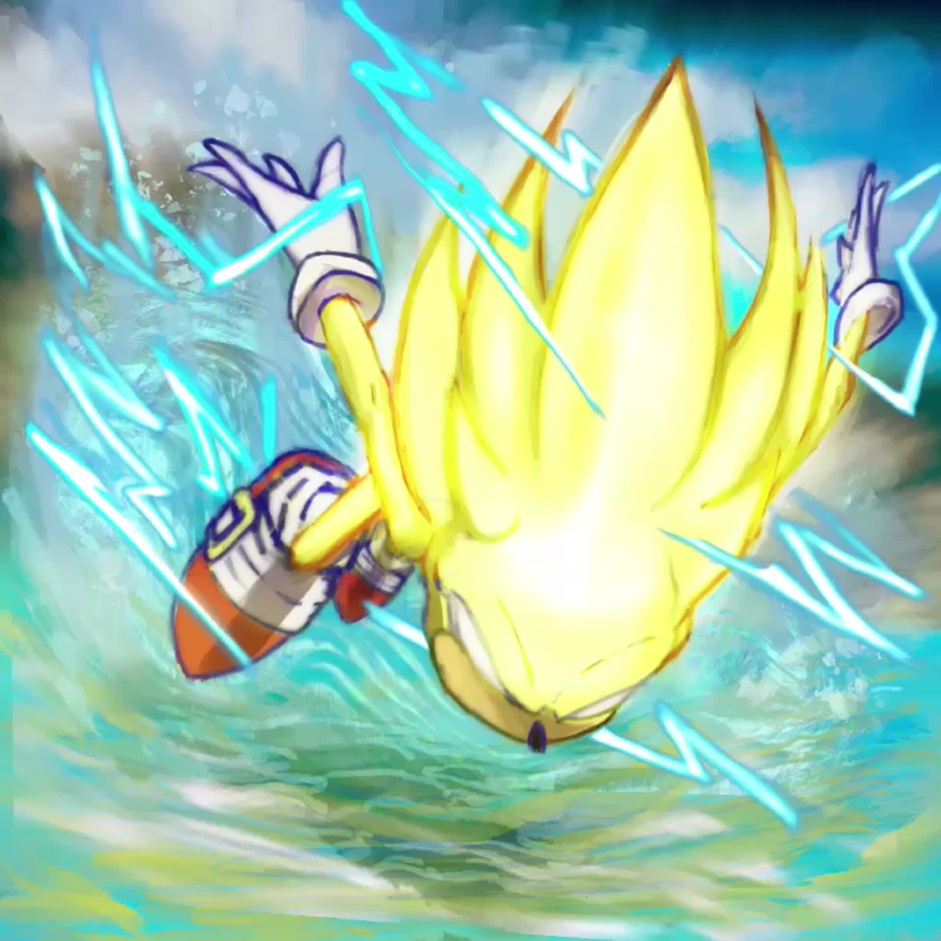 ArtStation - Super Sonic Burst