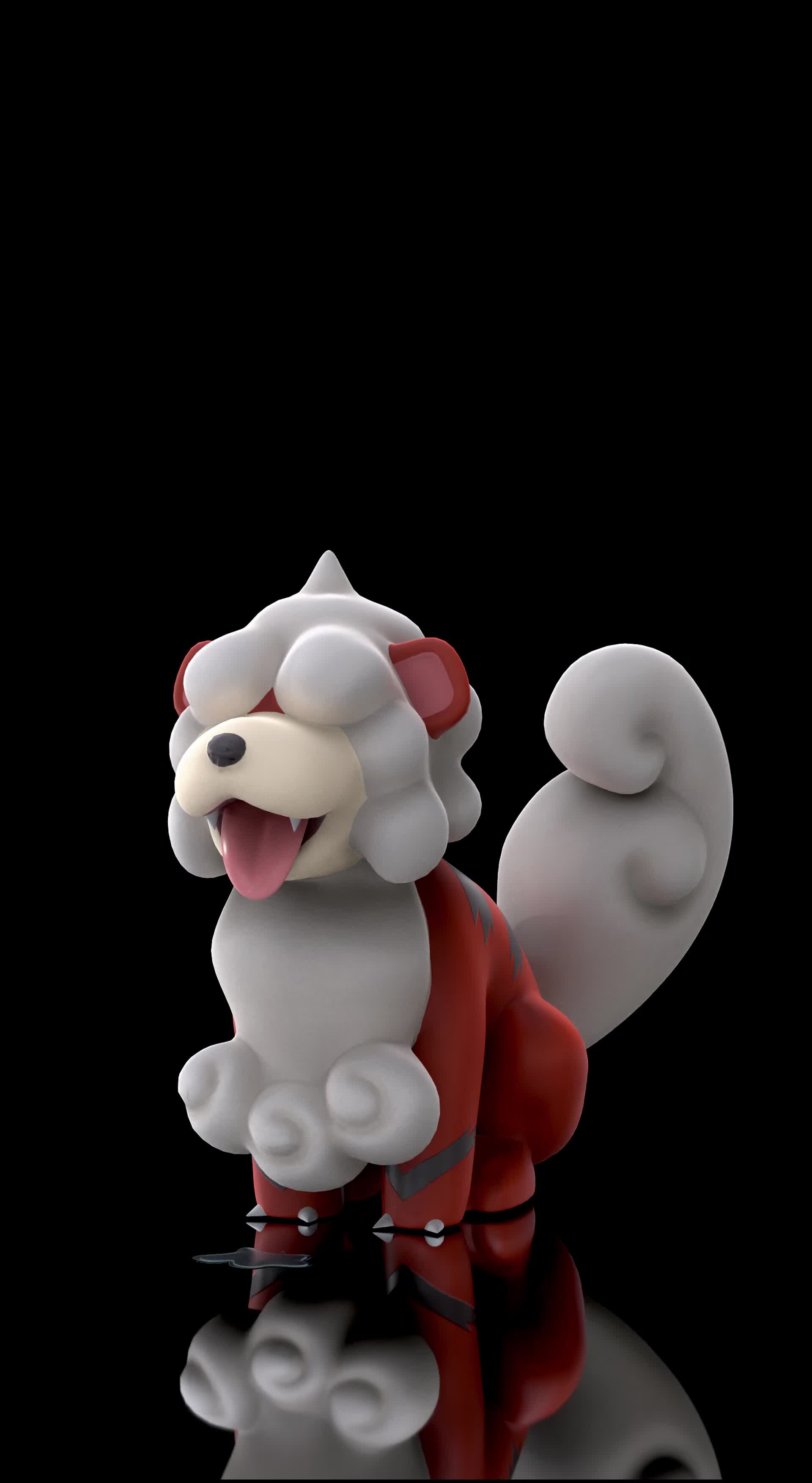 ArtStation - Hisuian Growlithe