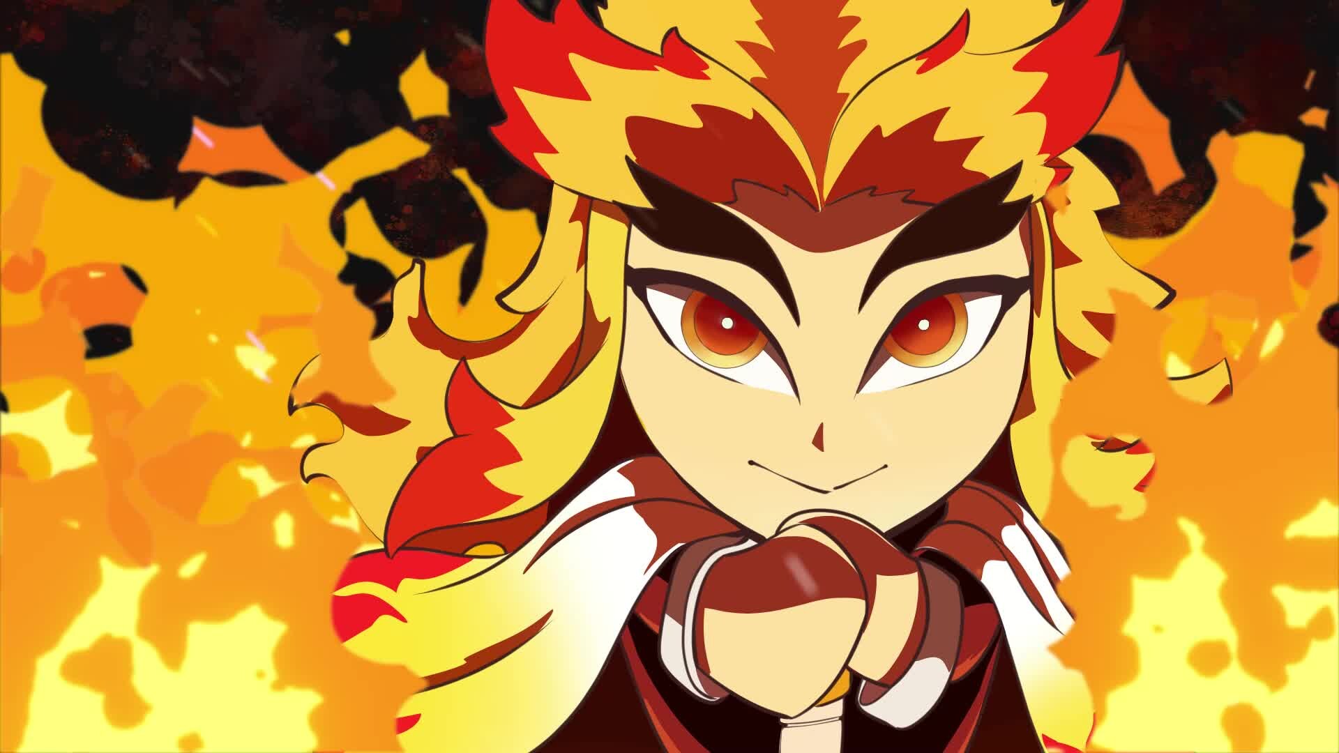 ArtStation - kyojuro rengoku